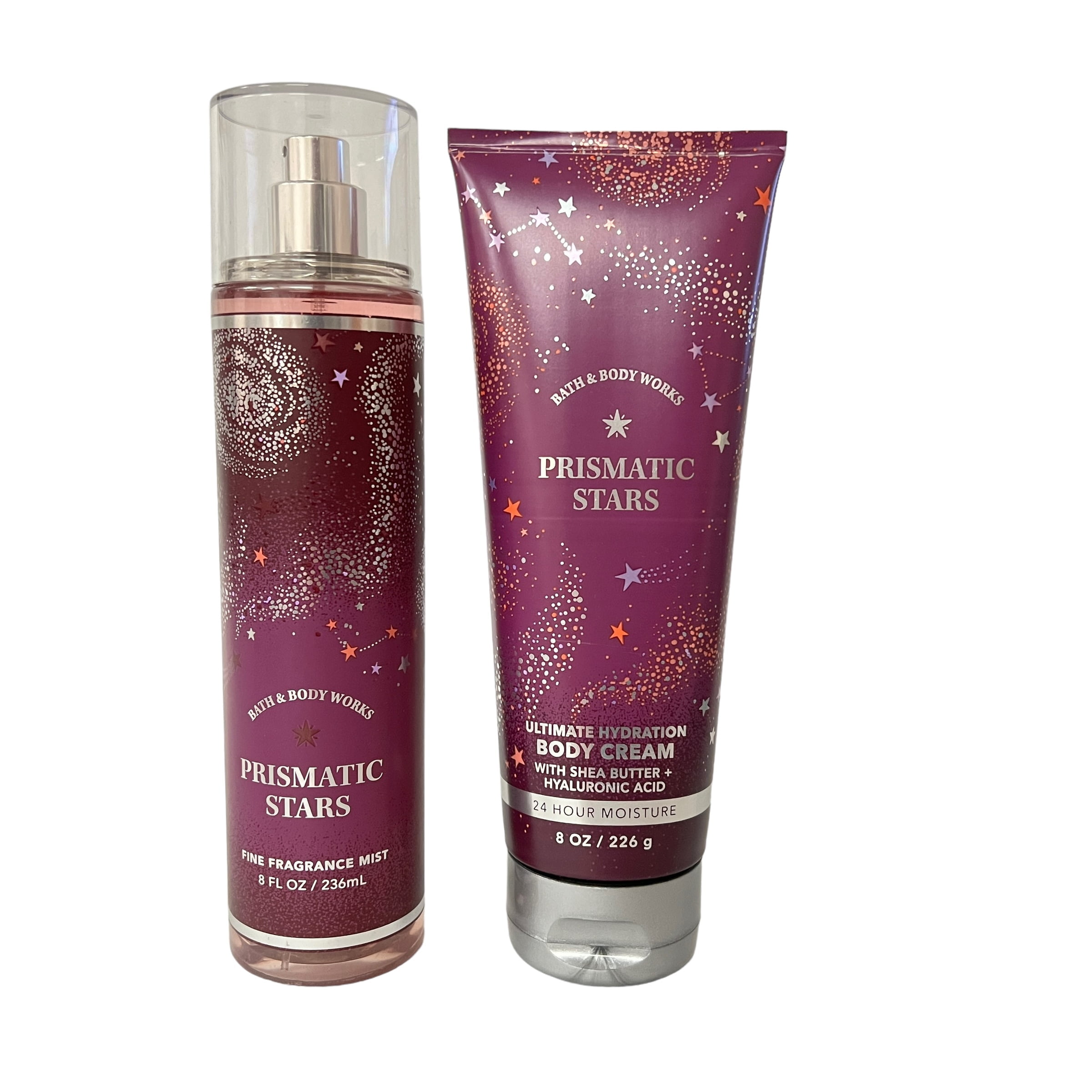 Bath & Body Works Prismatic Stars Fine Fragrance Mist & Body Cream Set ...