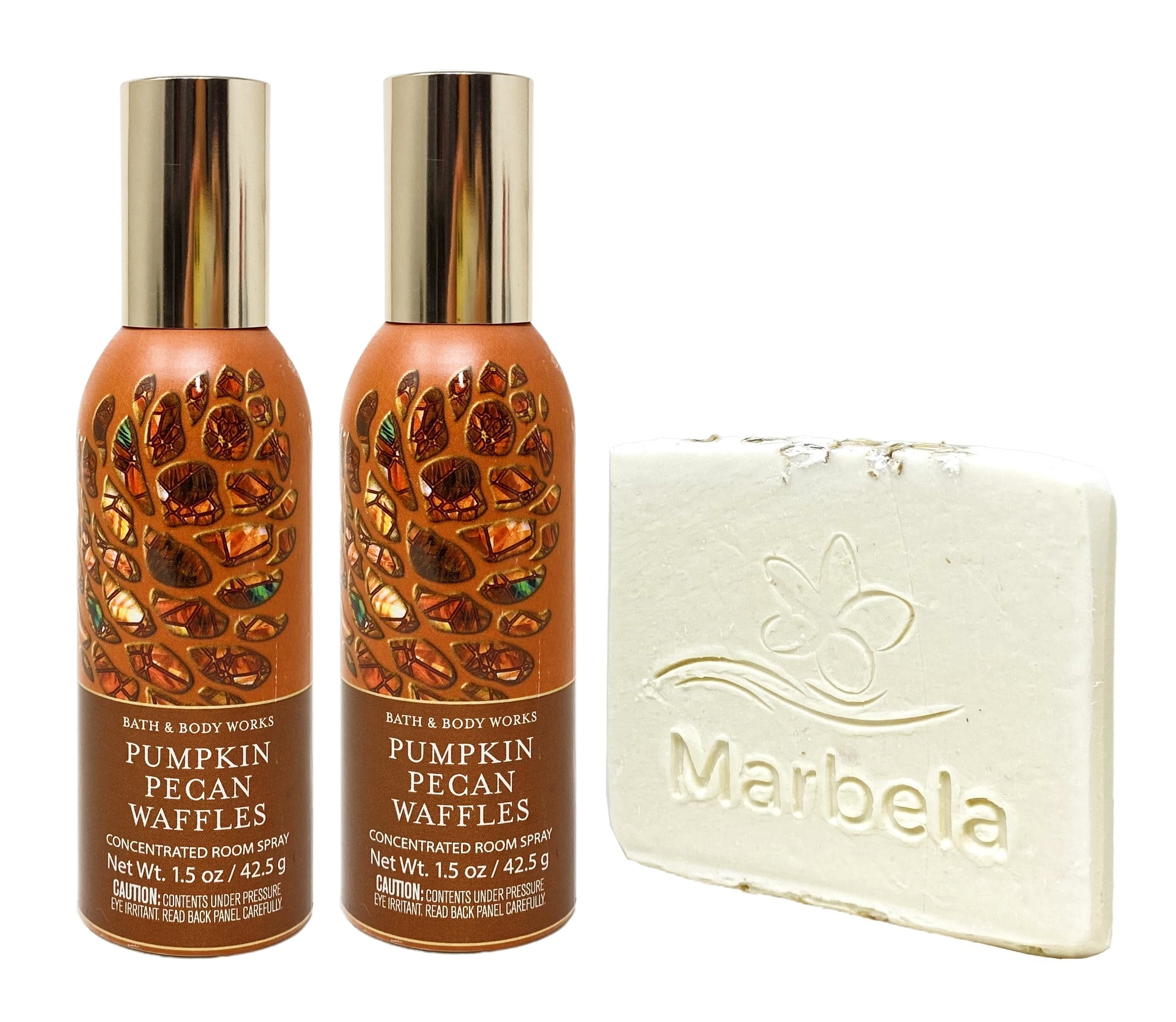 Bath & Body Works Pumpkin Pecan Waffles 2 Pack Concentrated Room Spray ...