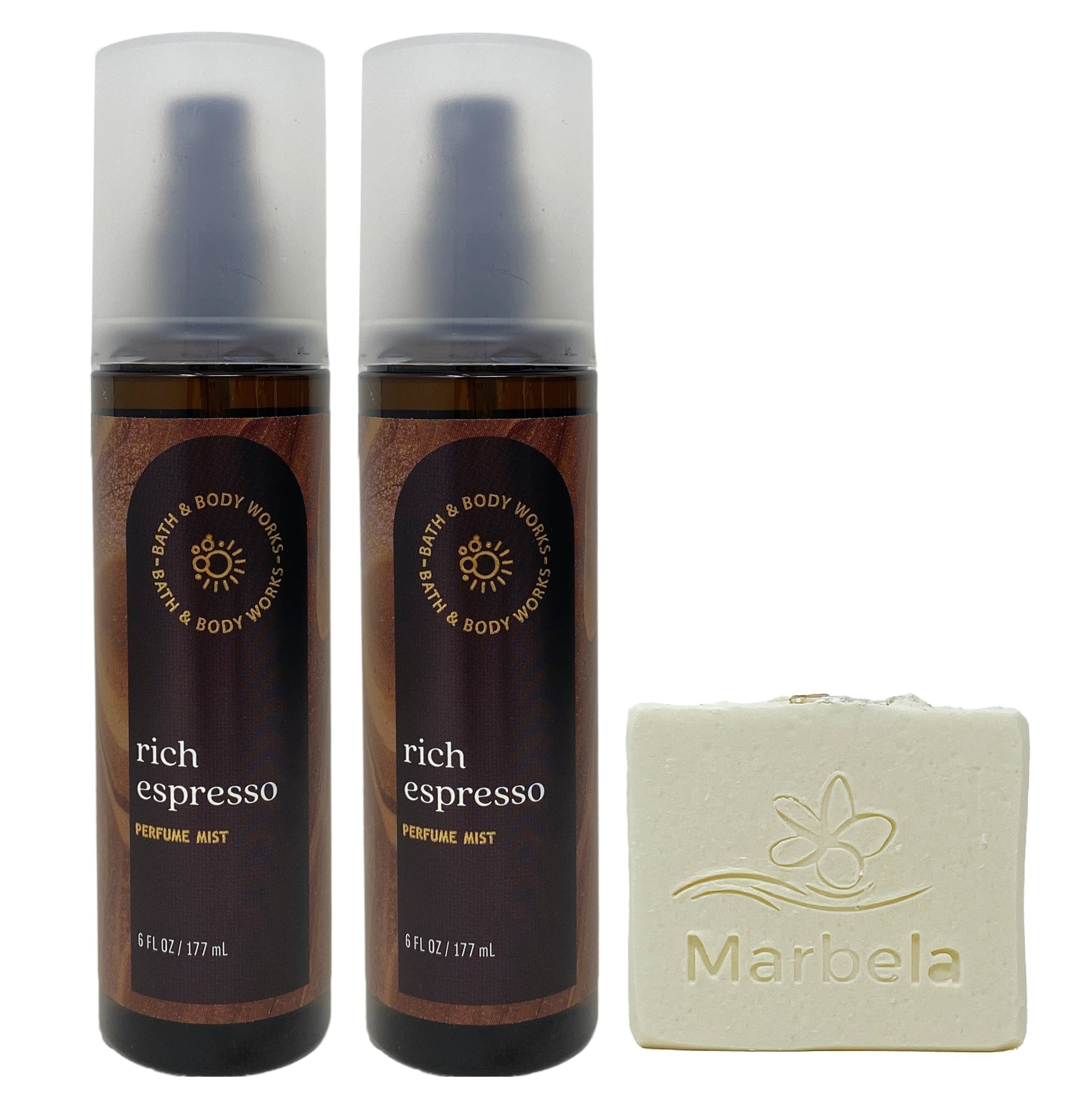 Bath & Body Works Rich Espresso 2 Pack Perfume Mist Bundle with a ...
