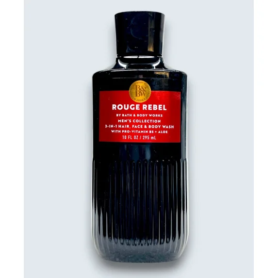 Bath & Body Works Rouge Rebel Men's Collection 3-in-1 Hair Face Body ...