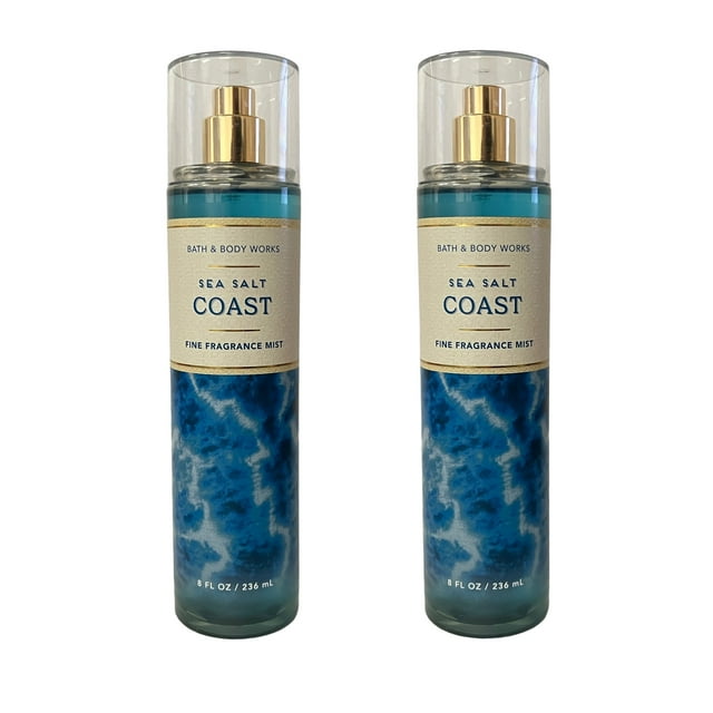 Bath & Body Works Sea Salt Coast Fragrance Mist 2 Pack 8 fl oz - Walmart.com