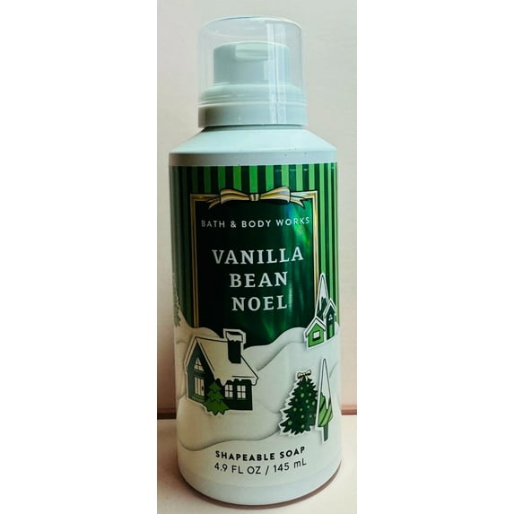 Bath & Body Works Shapeable Vanilla Bean Noel Bath Soap, 4.9 Fl Oz ...