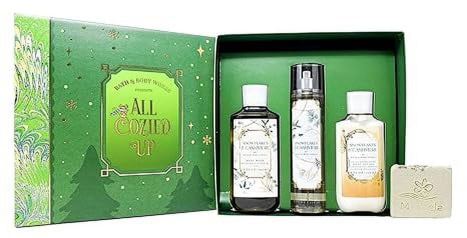 Bath & Body Works Snowflakes & Cashmere - Gift Box Set - Fine Fragrance ...