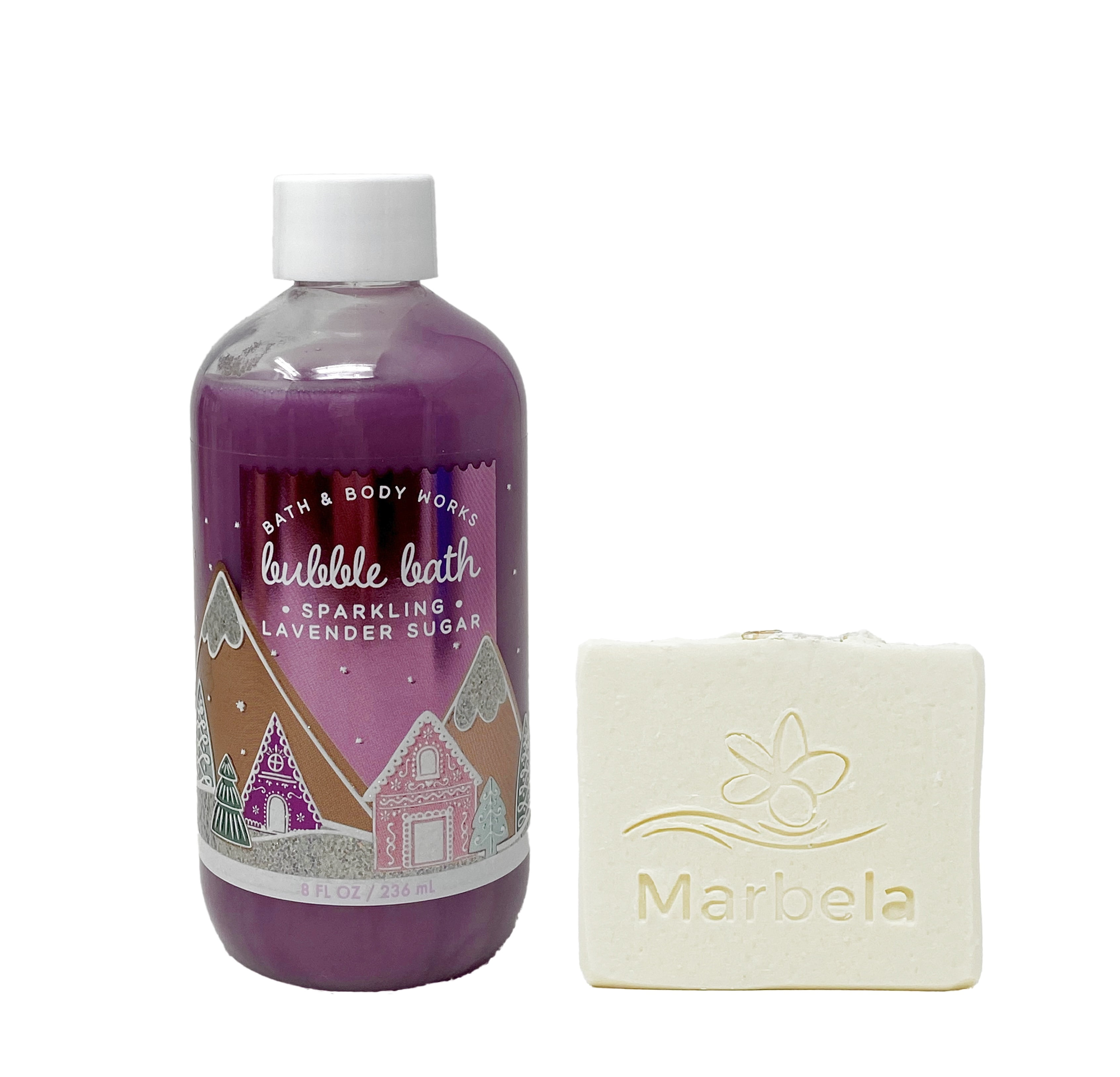Bath & Body Works Sparkling Lavender Sugar Bubble Bath With a Natural ...