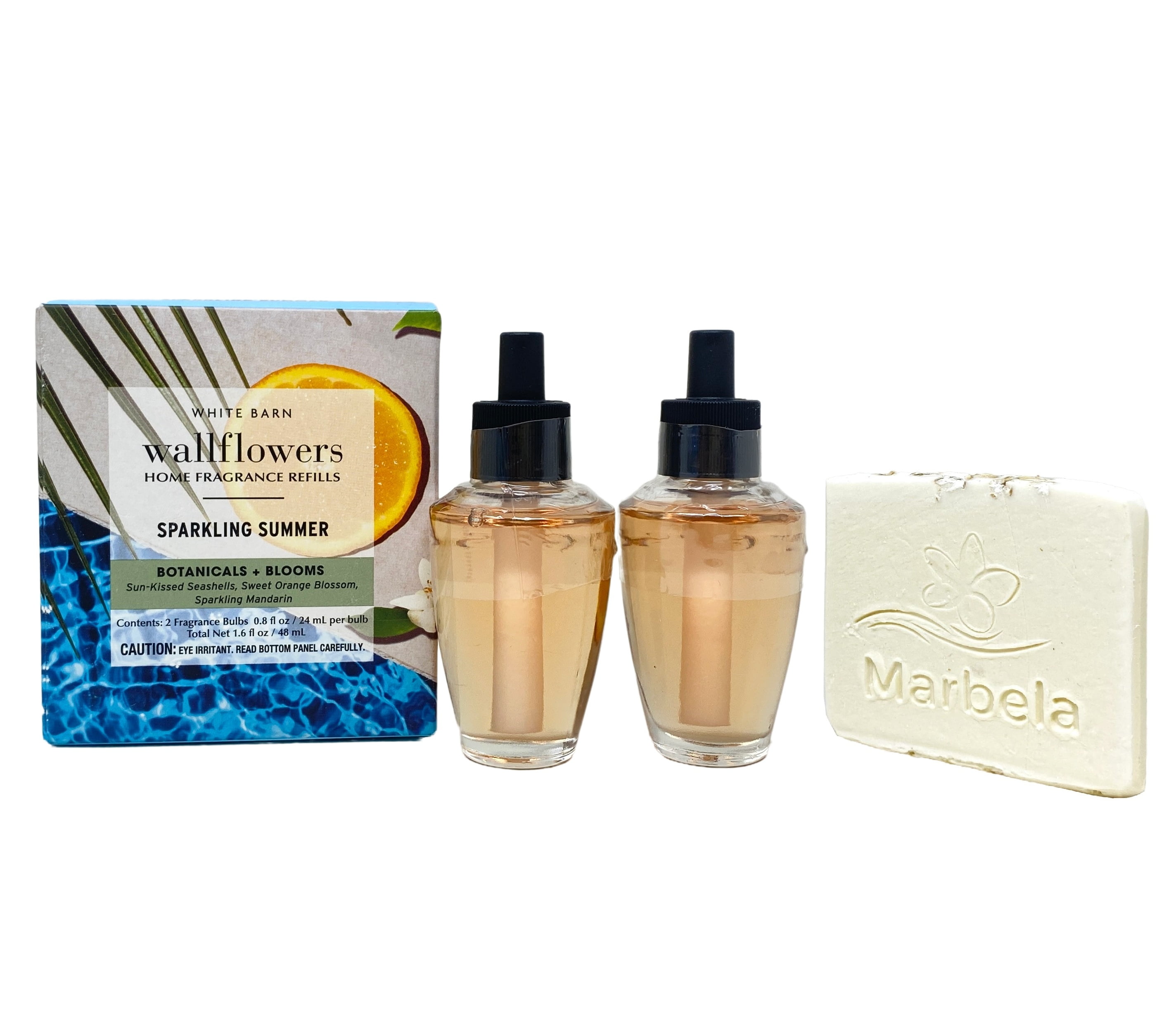 Bath & Body Works Sparkling Summer 2-Pack Home Fragrance Refills Bulbs ...