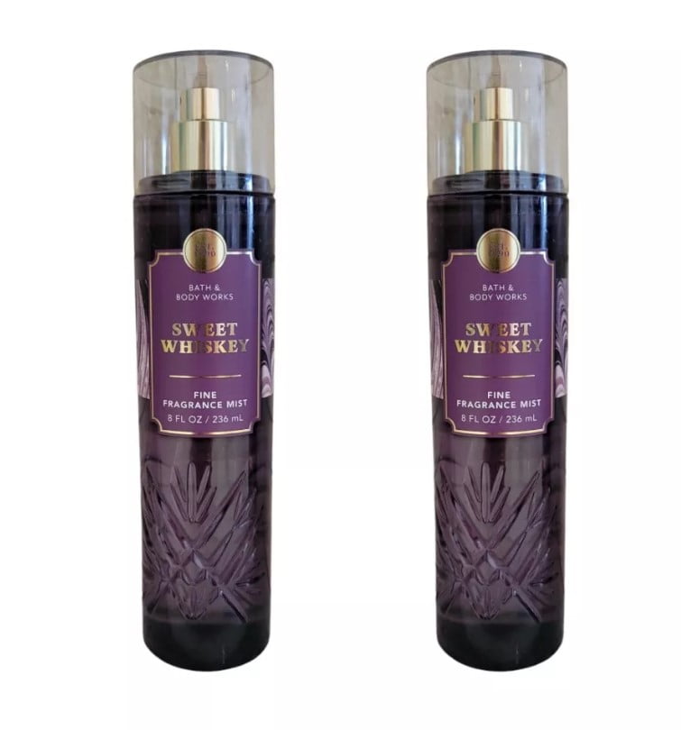 Bath & Body Works Sweet Whiskey Fine Fragrance Mist 2-Piece Body Mist ...