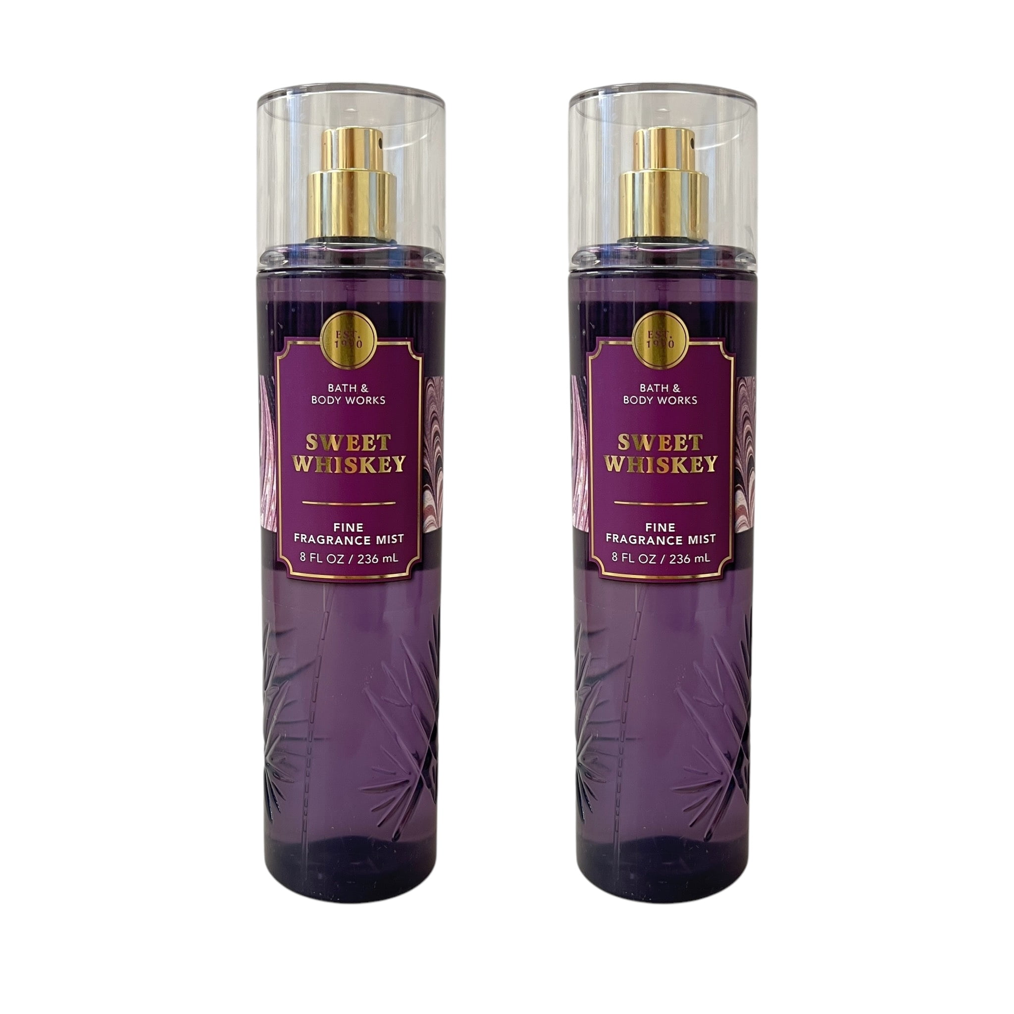 Bath & Body Works Sweet Whiskey Fragrance Mist, Golden Amber, Vanilla ...