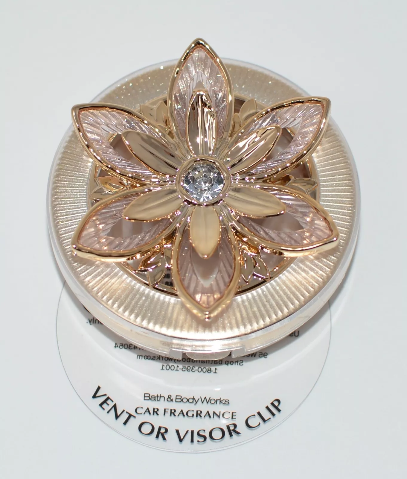 Bath & Body Works Tiny Leaf Burst Car Fragrance Vent or Visor Clip ...