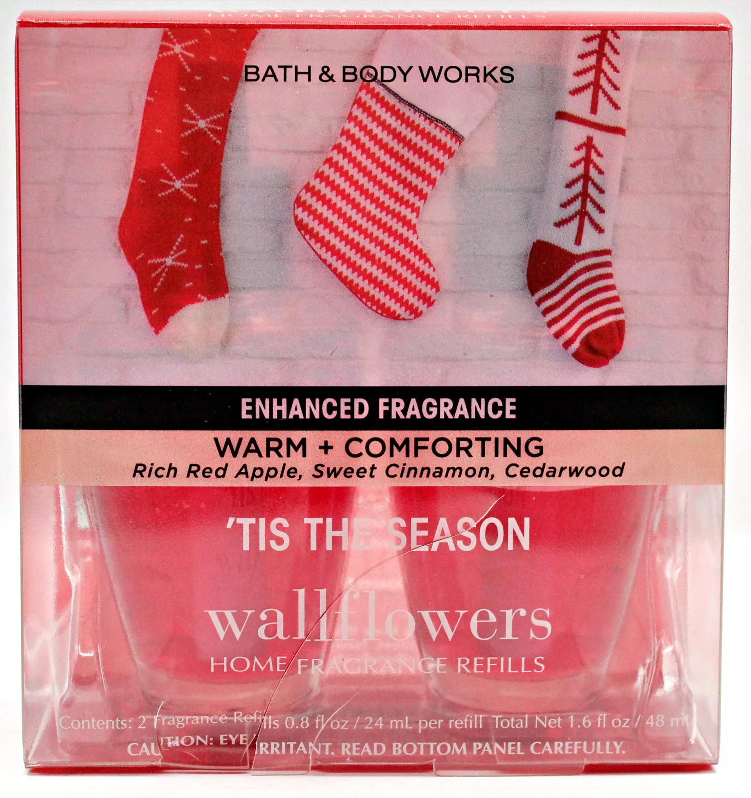 Bath & Body Works 'Tis The Season 2 Pack Wallflowers Home Fragrance ...