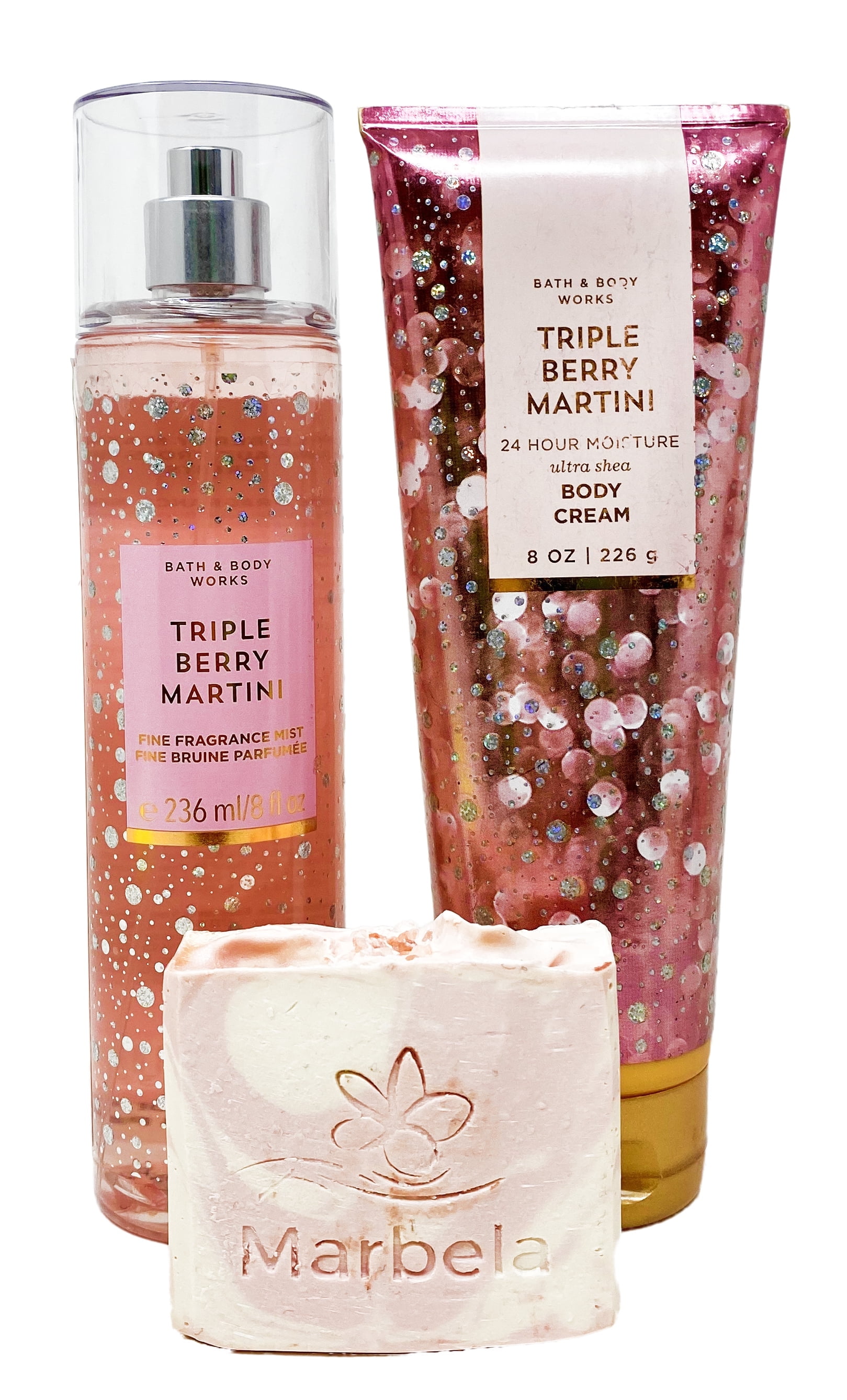 Bath & Body Works Triple Berry Martini - Duo Gift Set - Fine Fragrance ...