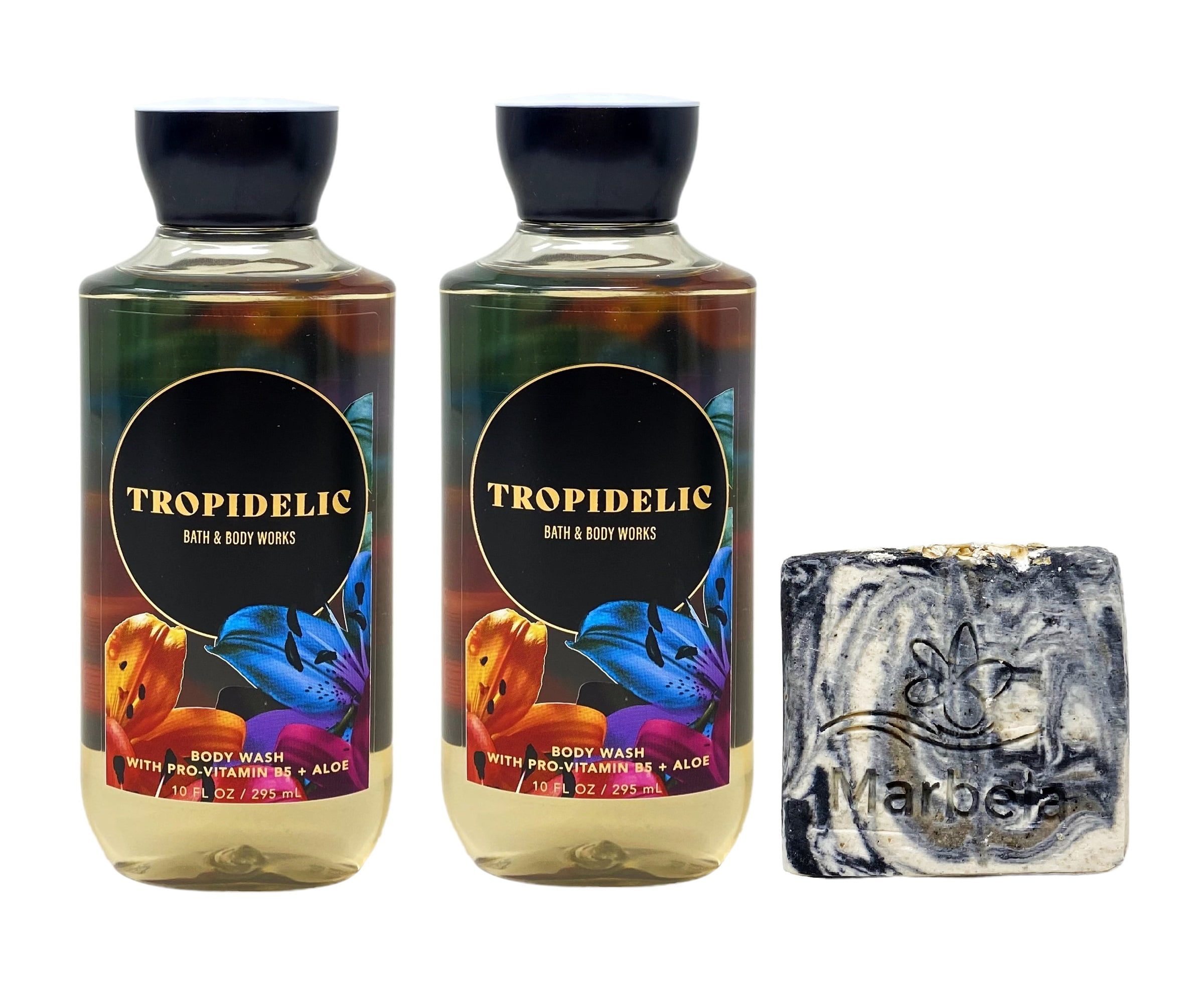 Bath & Body Works Tropidelic 2pc Body Wash Bundle with a Marbela ...