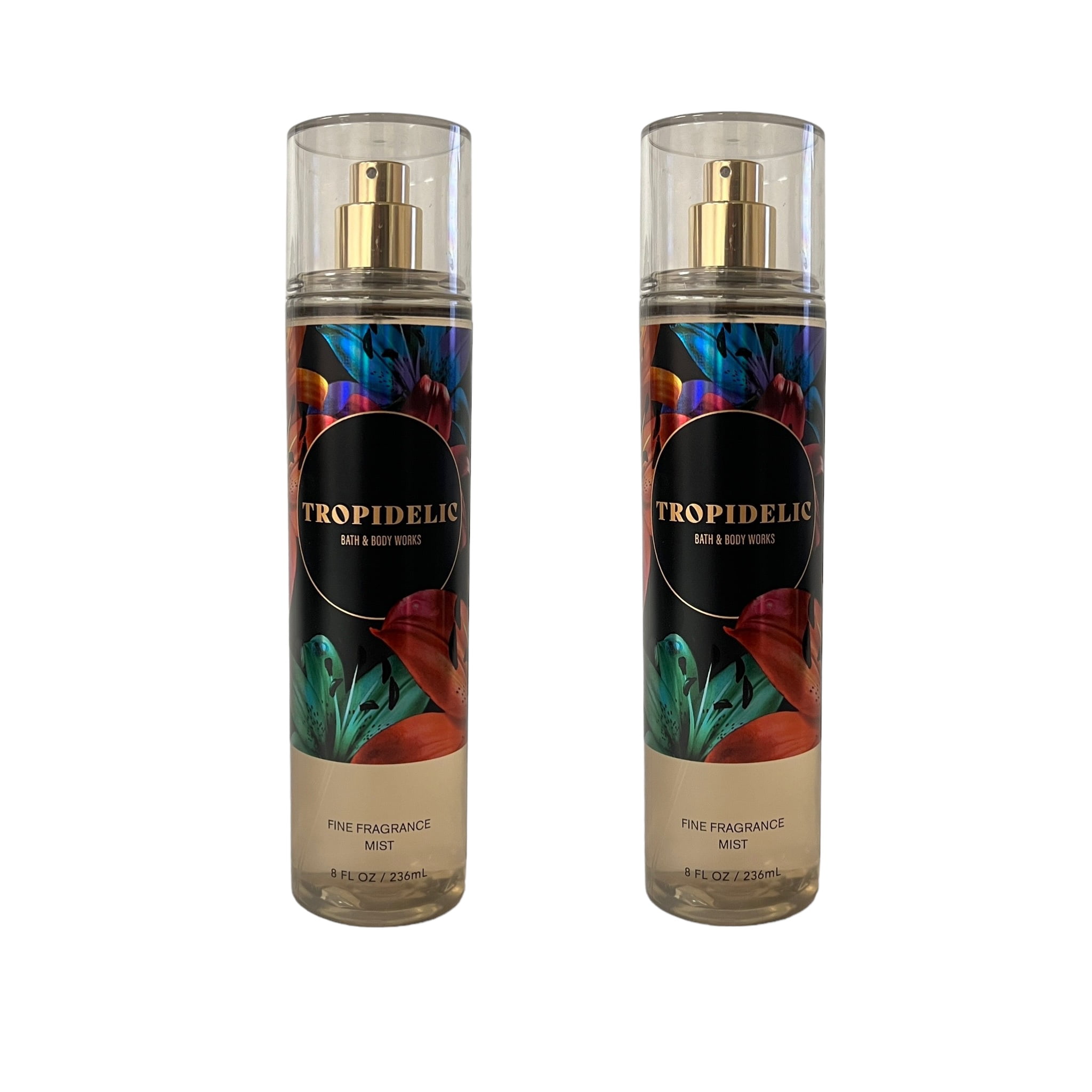 Bath & Body Works Tropidelic Fine Fragrance Mist Set 2 Pack 8 fl oz ...