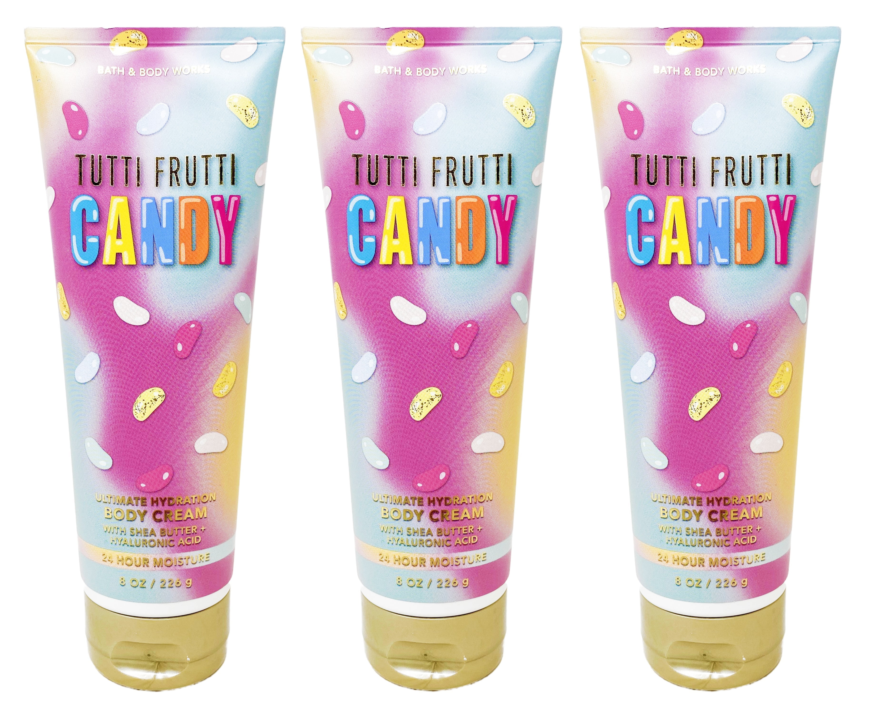 Bath & Body Works Tutti Frutti Candy - 3 Pack Of Body Cream - Walmart.com