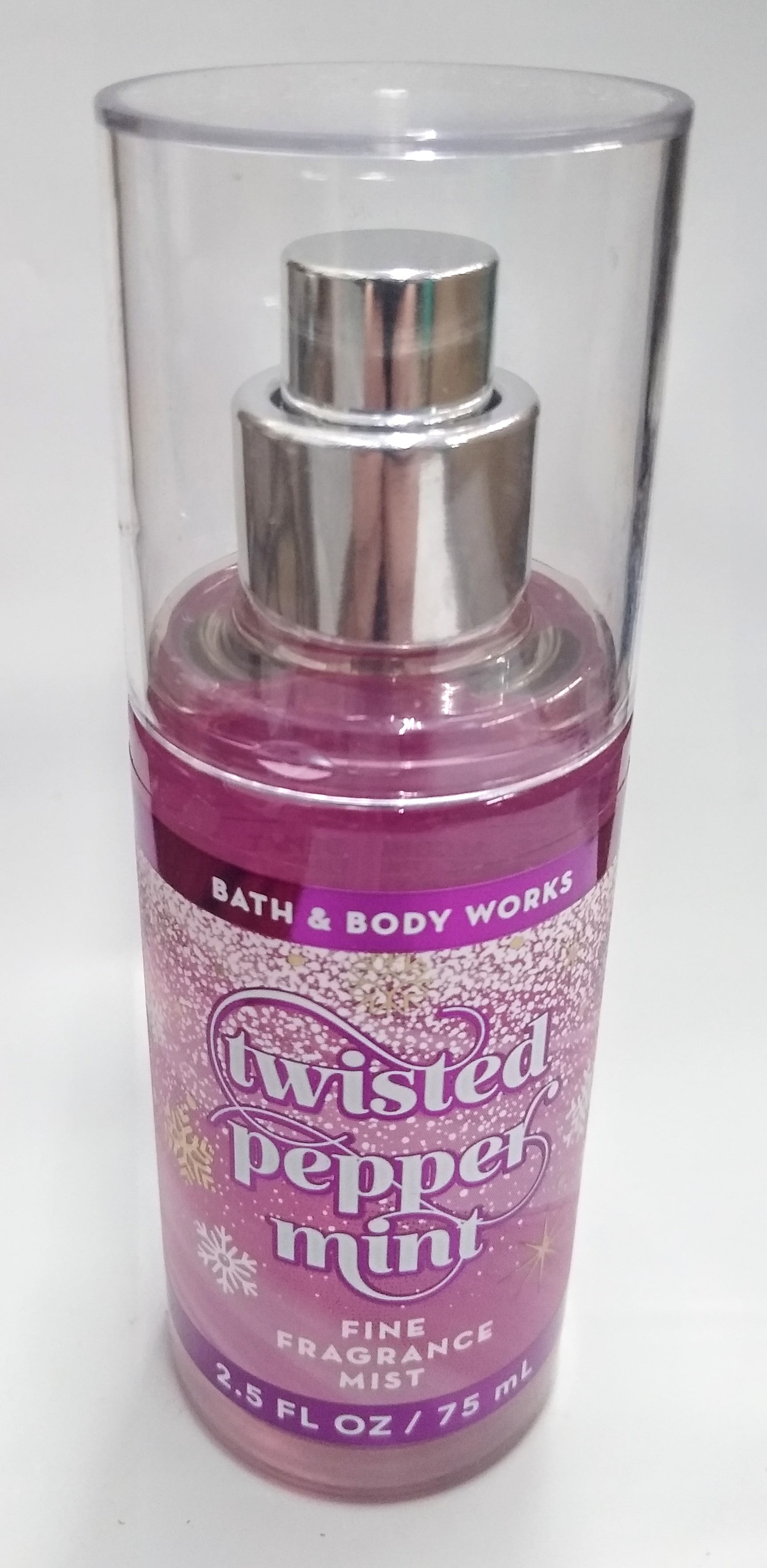 Bath & Body Works Twisted Peppermint Mini Travel Fine Fragrance Mist 2. ...