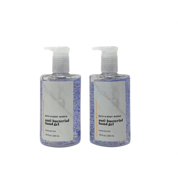 Bath & Body Works UNSCENTED Hand Gel - Value Pack Lot of 2 - Full Size ...