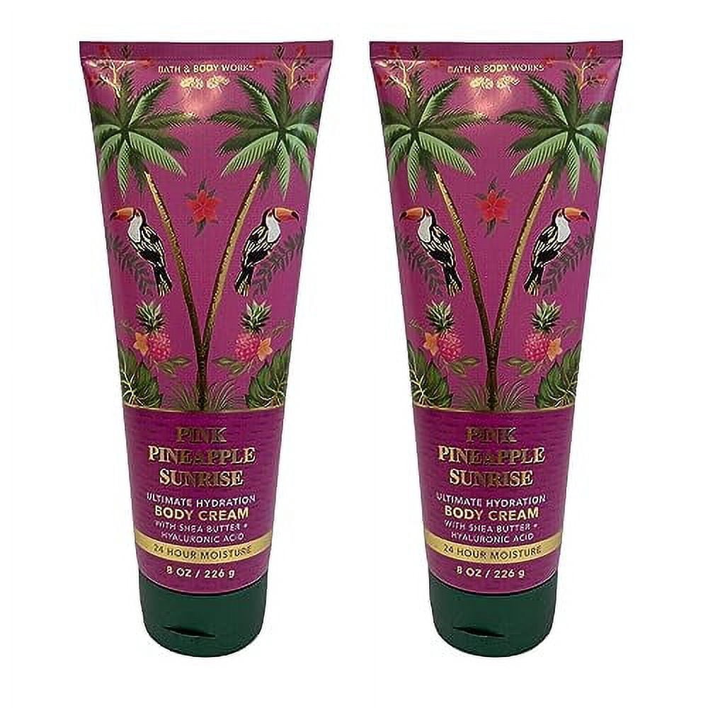 Bath & Body Works Ultimate Hydration Body Cream (Pink Pineapple Sunrise ...