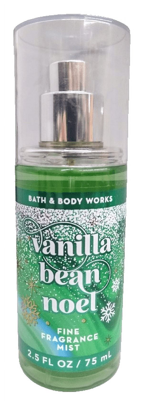 Bath & Body Works Vanilla Bean Noel Fine Fragrance Perfume Travel Mist ...