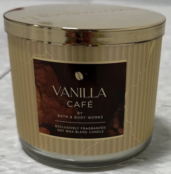 Bath & Body Works 3 Wick Candle Vanilla Cafe - Walmart.com