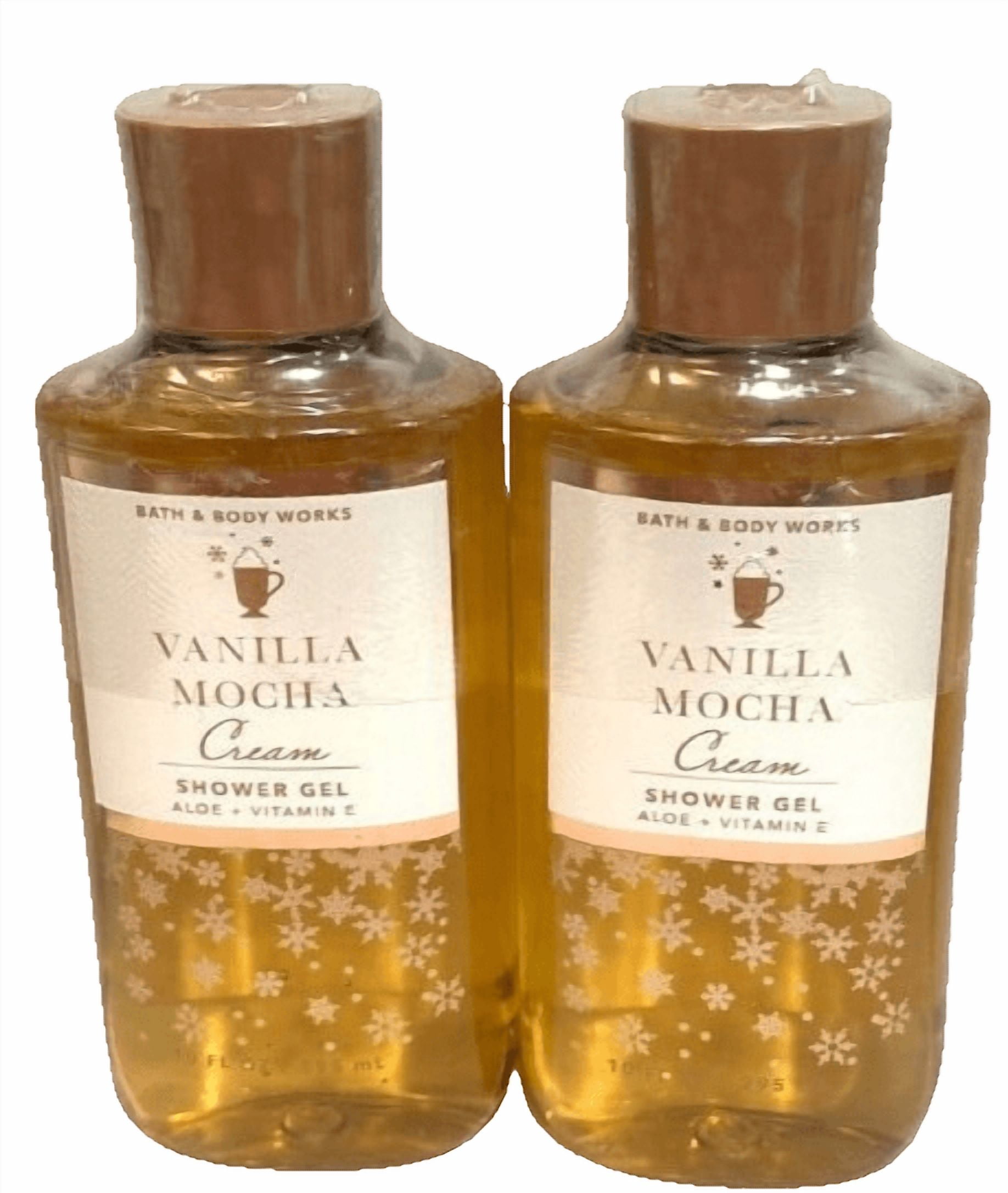 Bath & Body Works Vanilla Mocha Cream Shower Gel Pack of 2 - Walmart.com