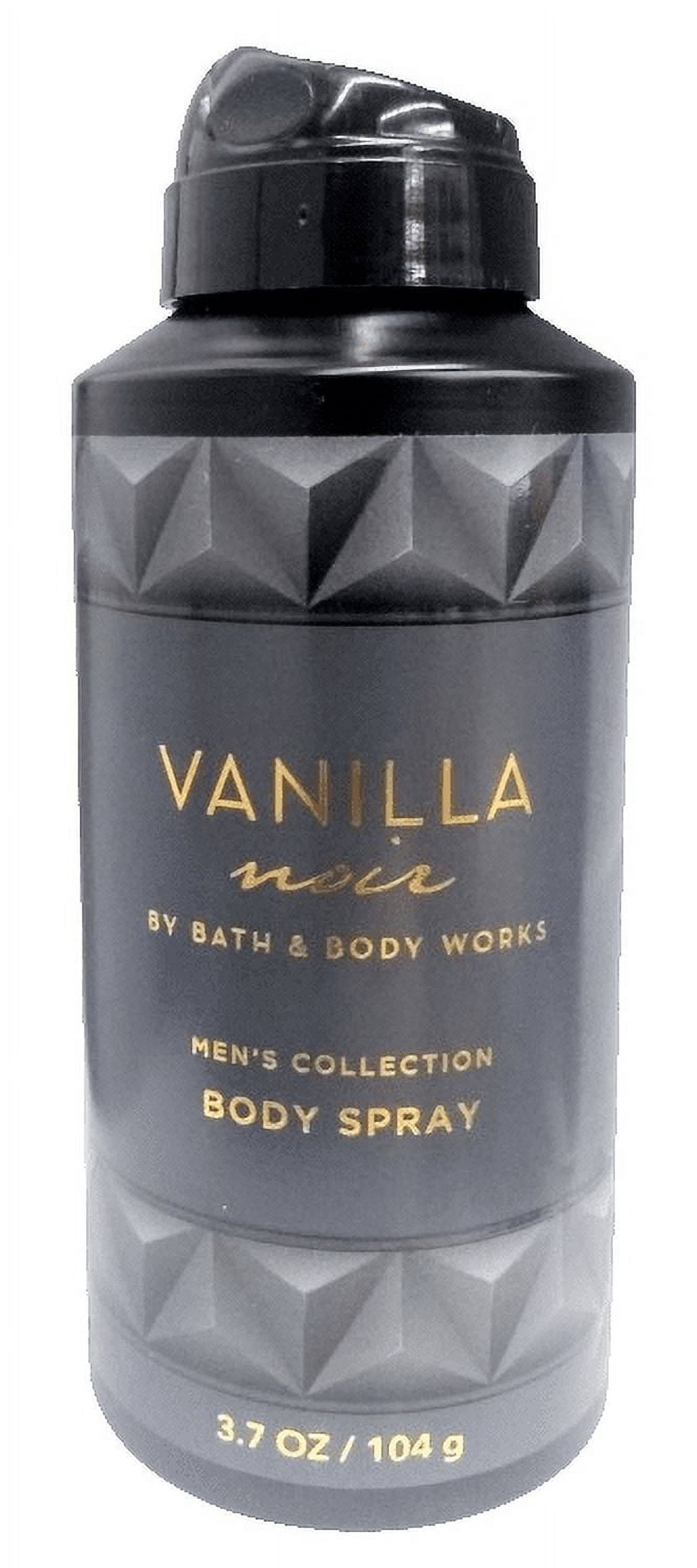 Bath & Body Works Vanilla Noir Men's Body Spray - Warm Vanilla ...
