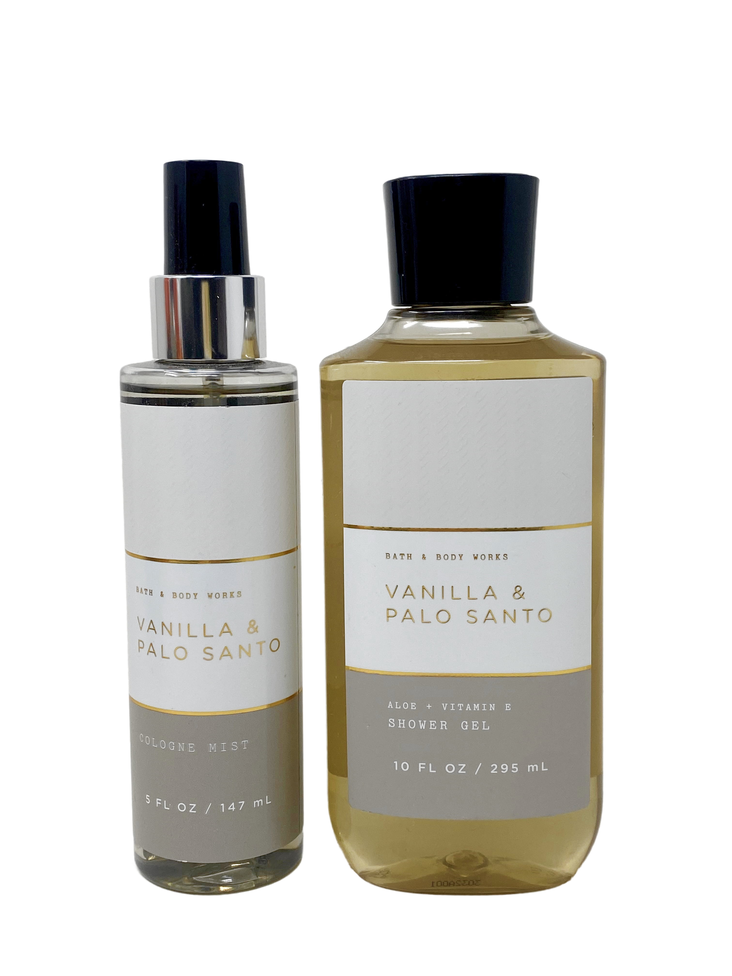 Bath & Body Works Vanilla & Palo Santo - Duo Gift Set - Cologne Mist ...