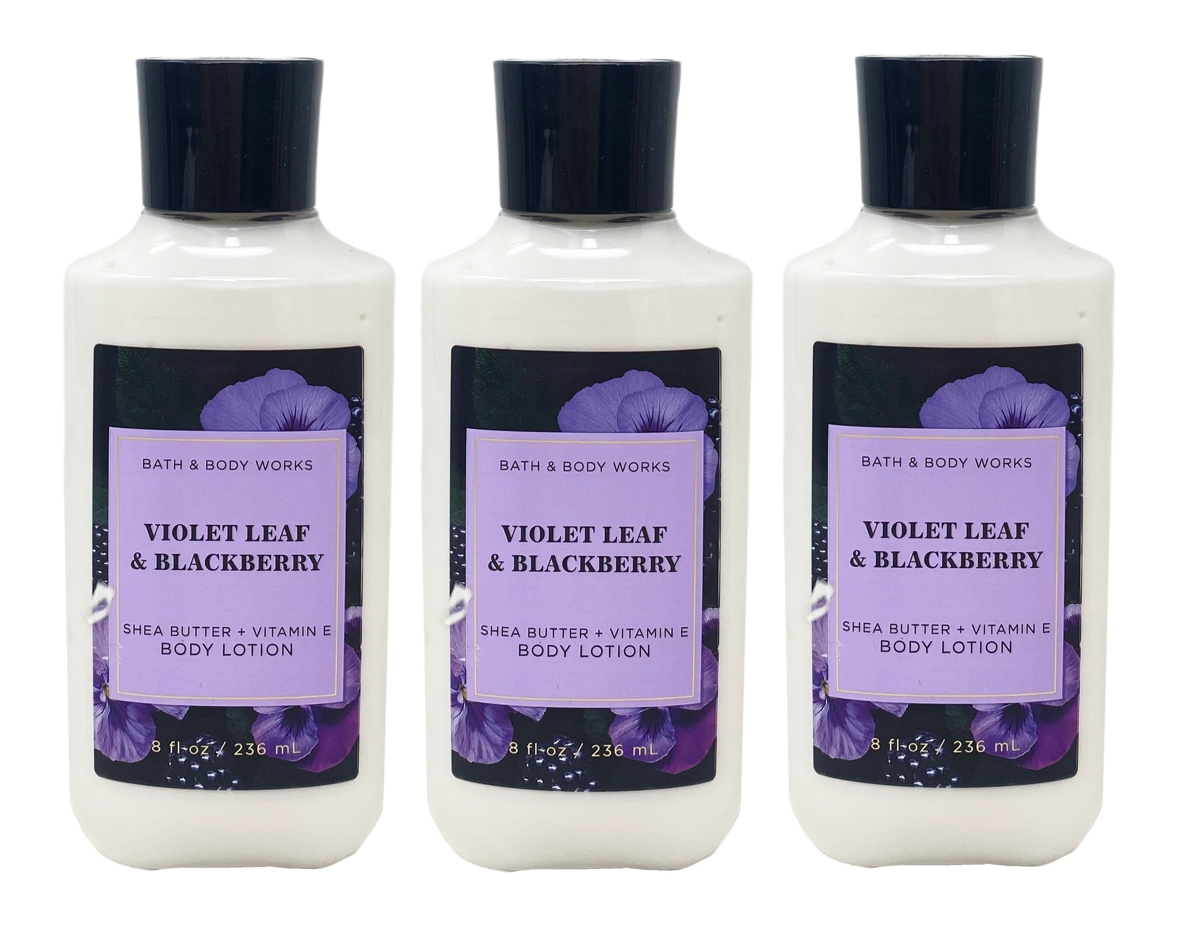 Bath and Body Works Violet Leaf & Blackberry Shea Butter + Vitamin E ...
