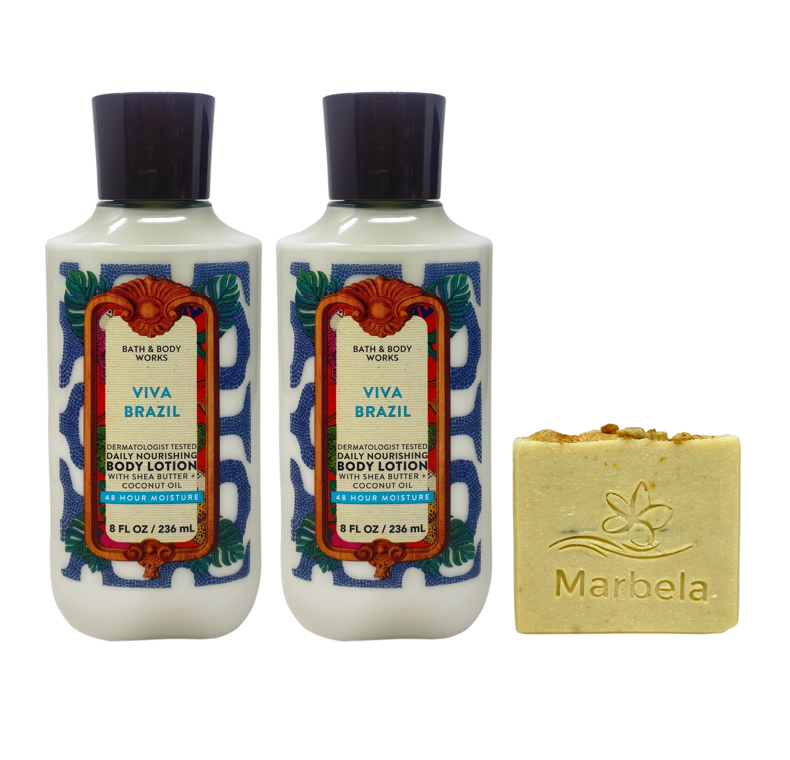Bath & Body Works Viva Brazil - 2 Daily Nourishing Body Lotions with a ...