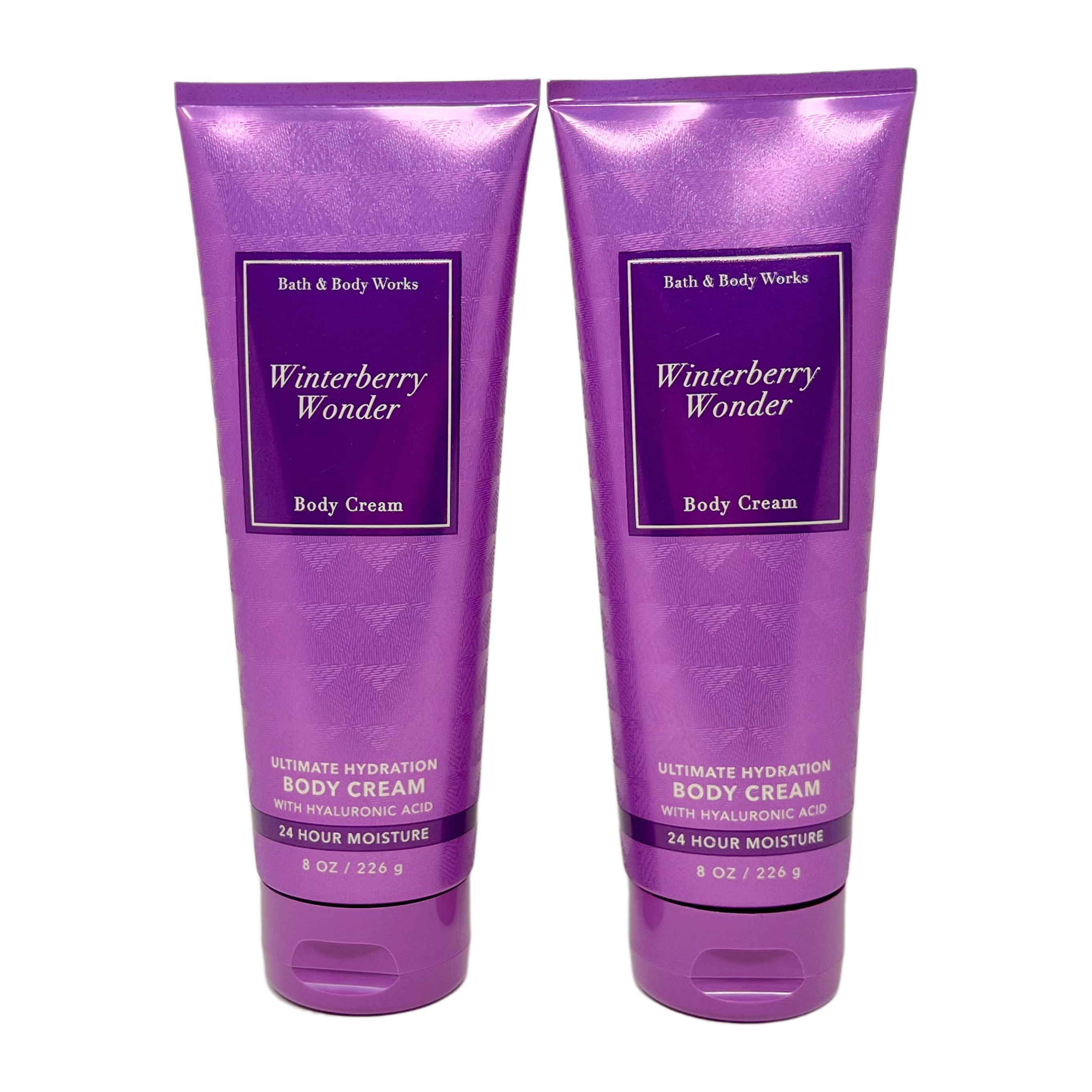 Bath & Body Works WINTERBERRY WONDER Body Cream - Value Pack Lot of 2 ...