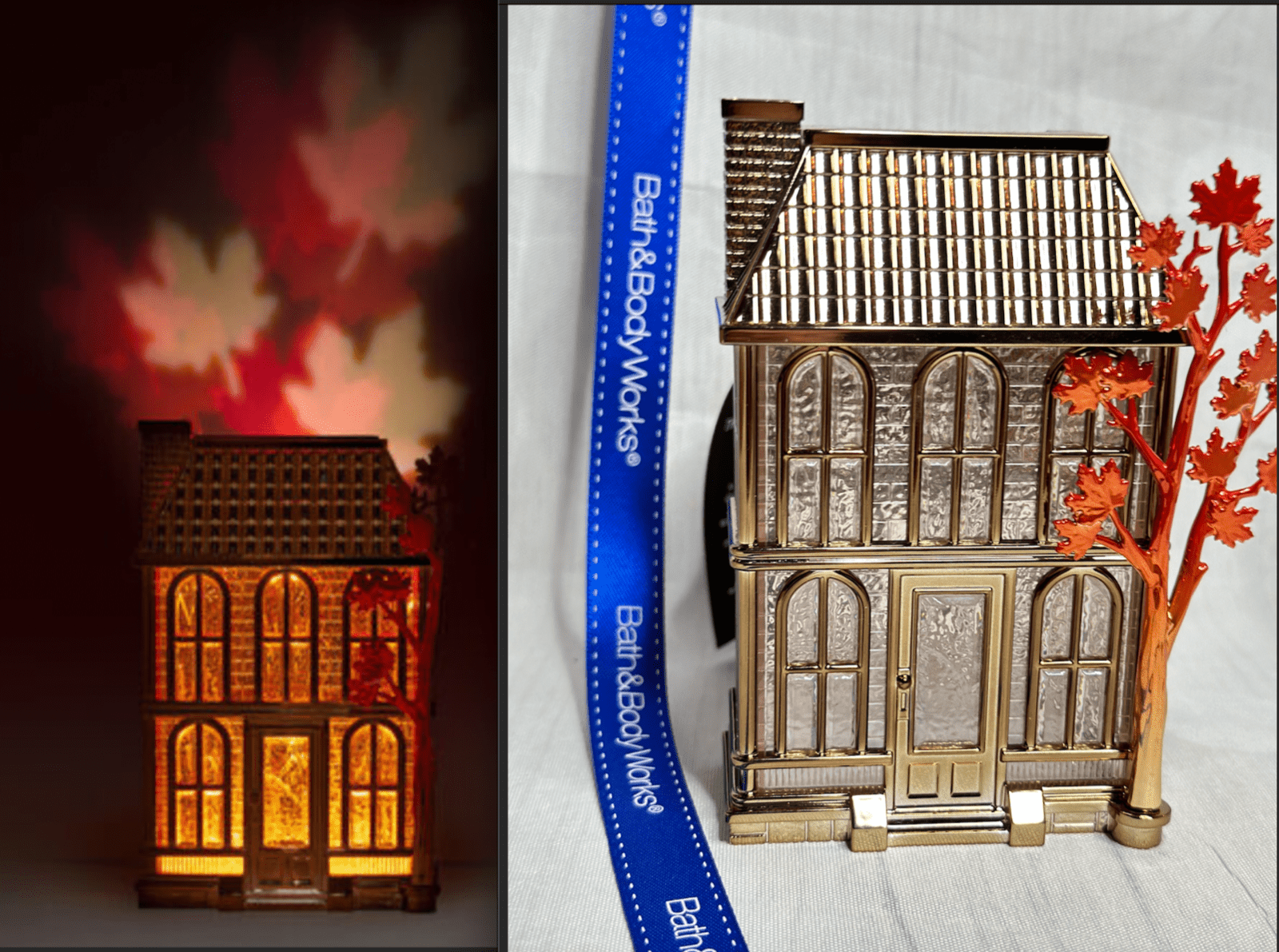 Bath & Body Works Fall Glass House Wallflower Night Light, Autumnal ...