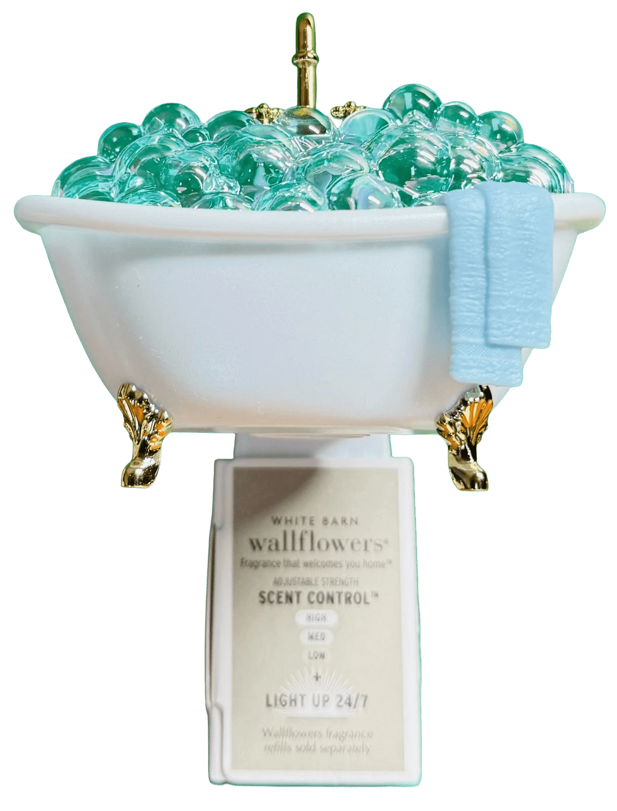 Bath & Body Works Wallflower Nightlight Fragrance Plug - Bubble Bath ...