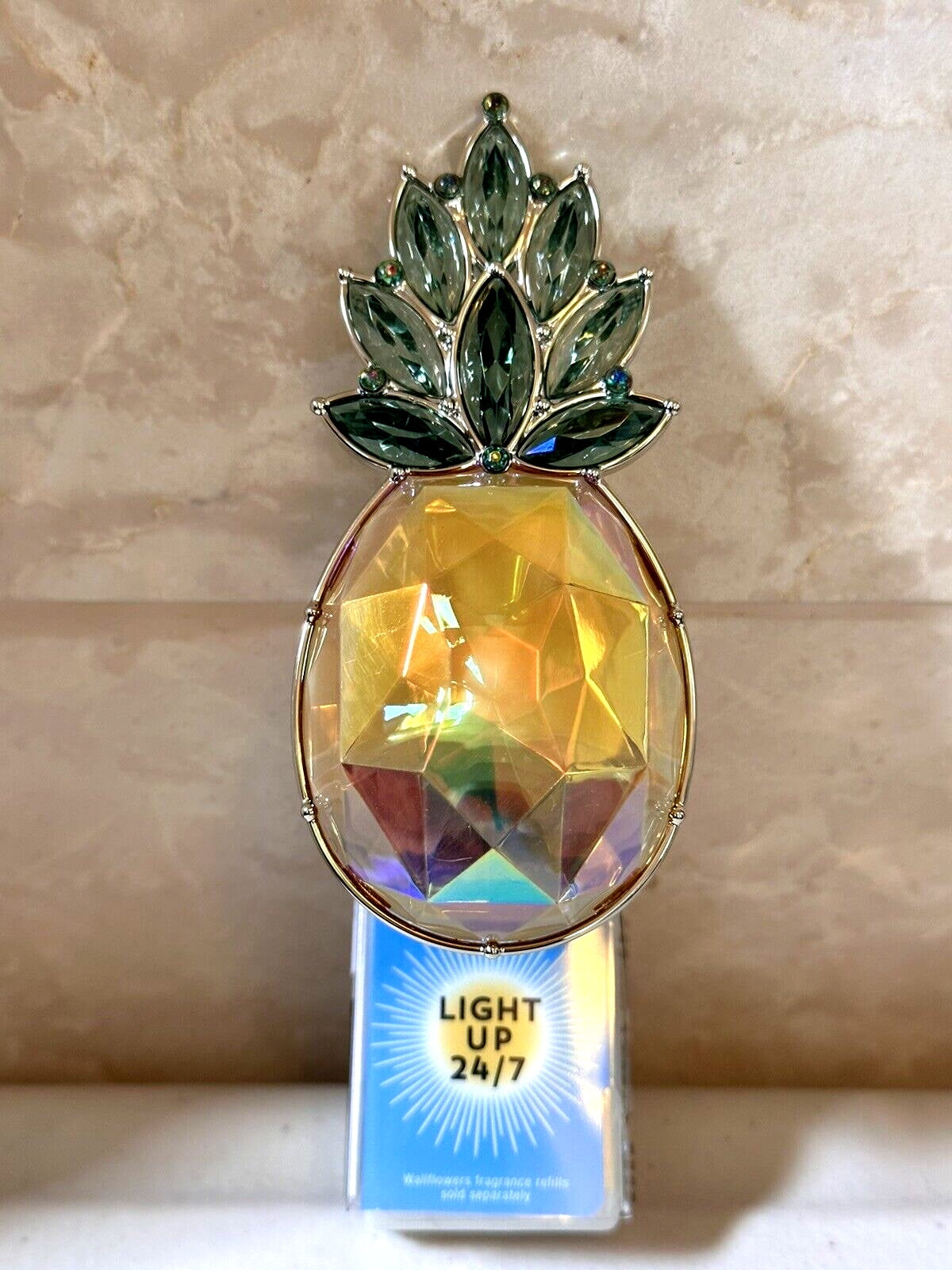 Bath & Body Works Wallflower Plug In GEM PINEAPPLE NIGHTLIGHT - Walmart.com
