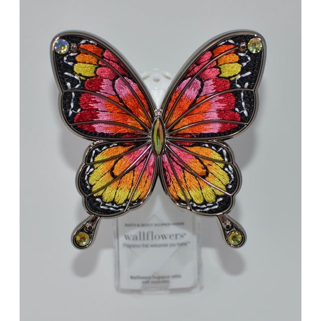 Bath & Body Works Wallflowers Fragrance Plug Embroidered Butterfly ...