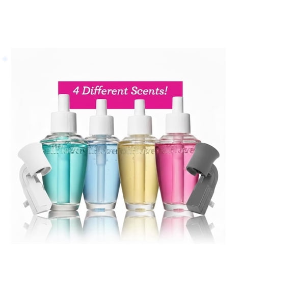 Bath & Body Works Wallflowers Set: 4 Fragrance Refills (Assorted Scents ...