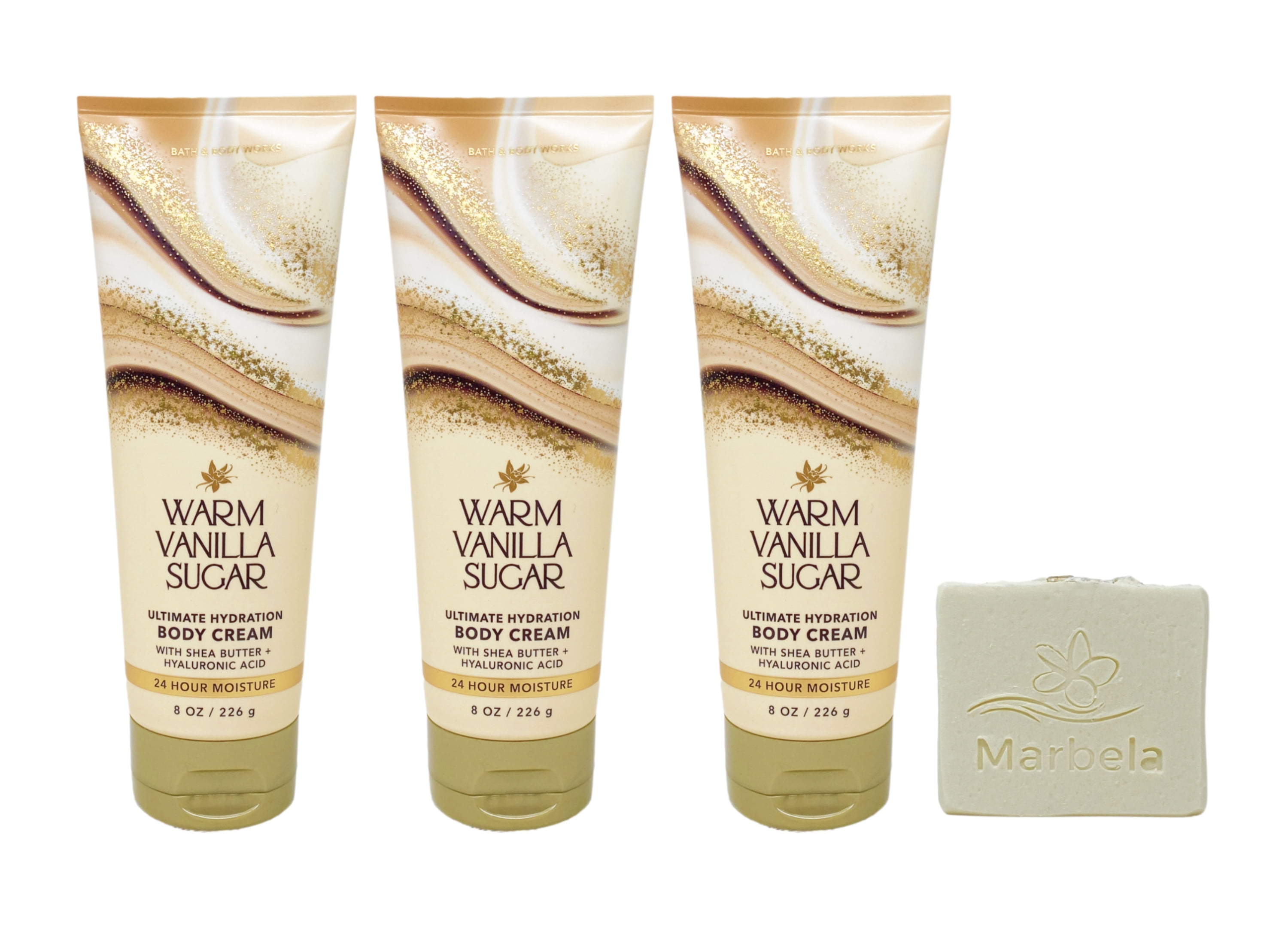Bath & Body Works Warm Vanilla Sugar 3 Ultimate Hydration Body Creams ...
