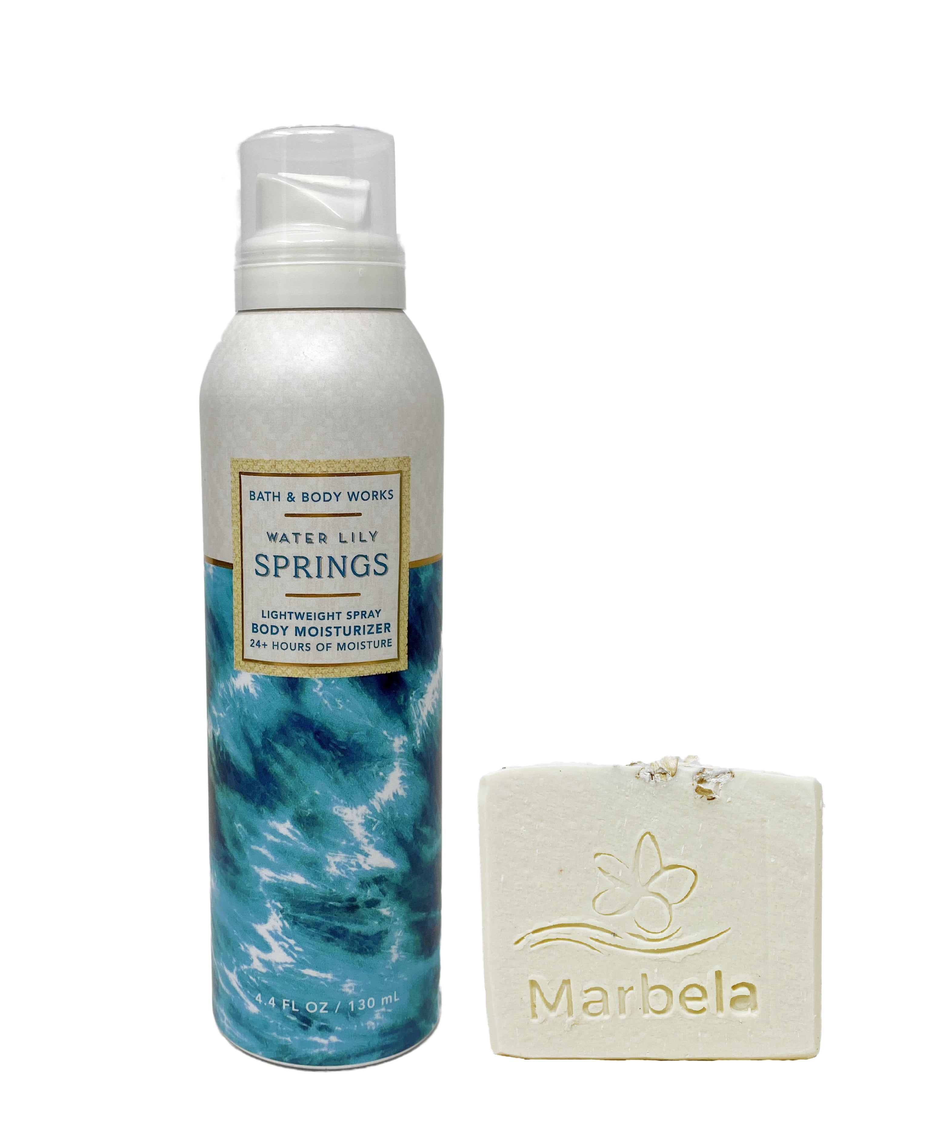 Bath & Body Works Water Lily Springs Lightweight Spray Body Moisturizer With a Natural Oats ...