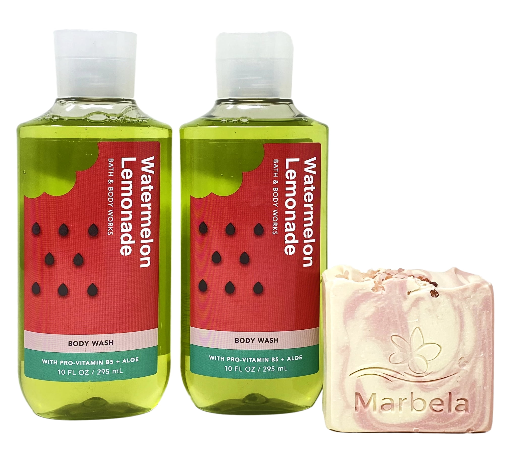 Bath & Body Works Watermelon Lemonade 2 Piece Body Wash Value Pack with ...