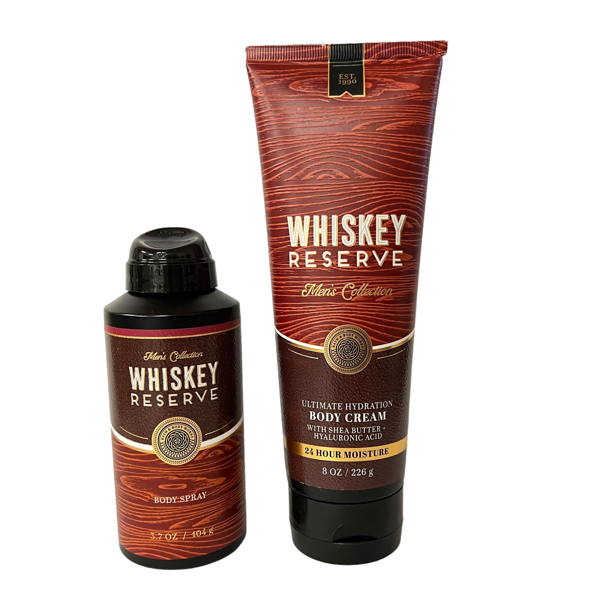 Bath & Body Works Whiskey Reserve Body Spray & Body Cream Set - Walmart.com
