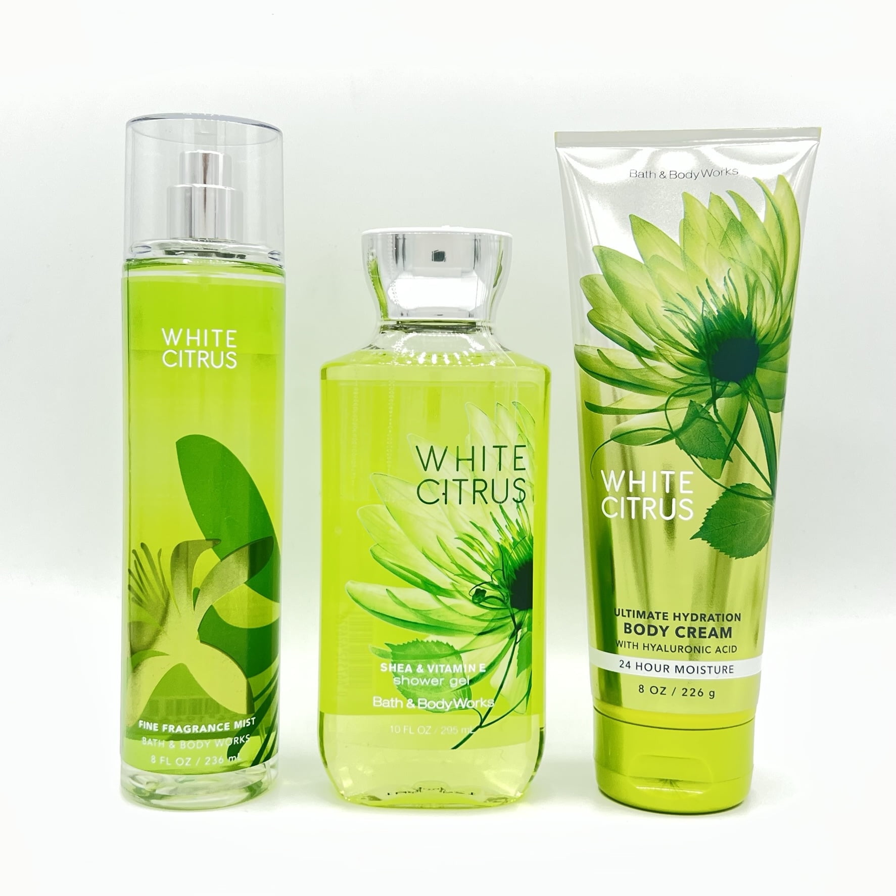 Bath & Body Works White Citrus 3-Piece Bundle: Fine Fragrance Mist ...