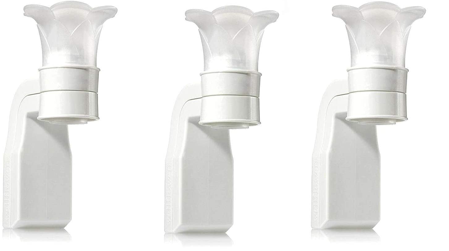 Bath & Body Works White Flower Top Wallflower Plug In Diffuser -- Set of THREE (3) Home ...