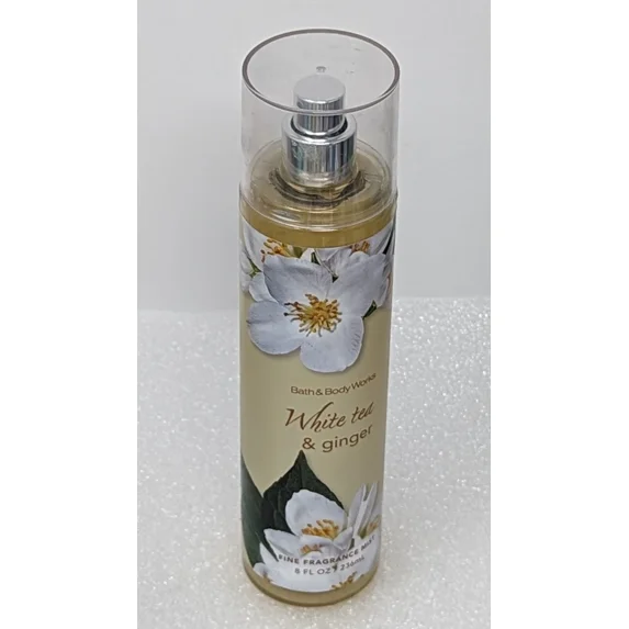 Bath & Body Works White Tea & Ginger Body Spray, 8 Fluid Ounce ...
