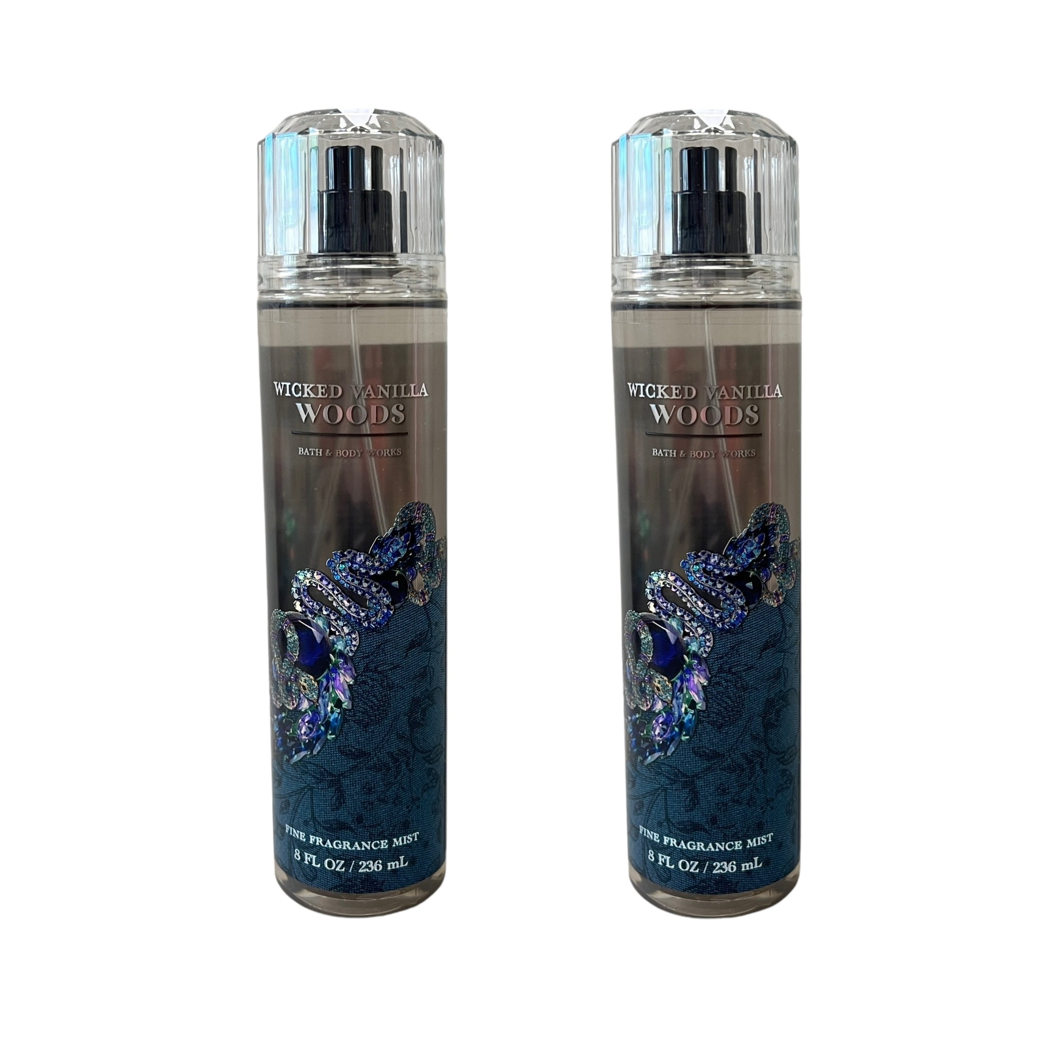 Bath & Body Works Wicked Vanilla Woods Mist 8 fl oz 2 Pack - Walmart.com