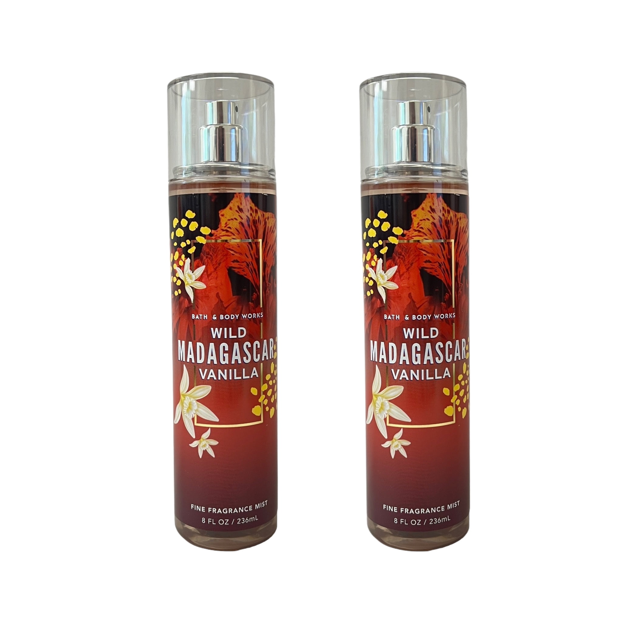 Bath & Body Works Wild Madagascar Vanilla Mist, Layerable Fragrance, 8 fl oz, 2 Pack - Walmart.com