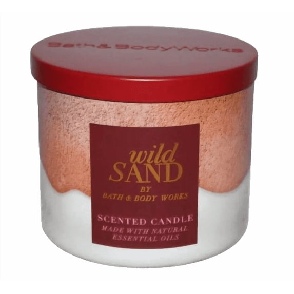 Bath & Body Works Wild Sand 3 Wick Candle - Walmart.com