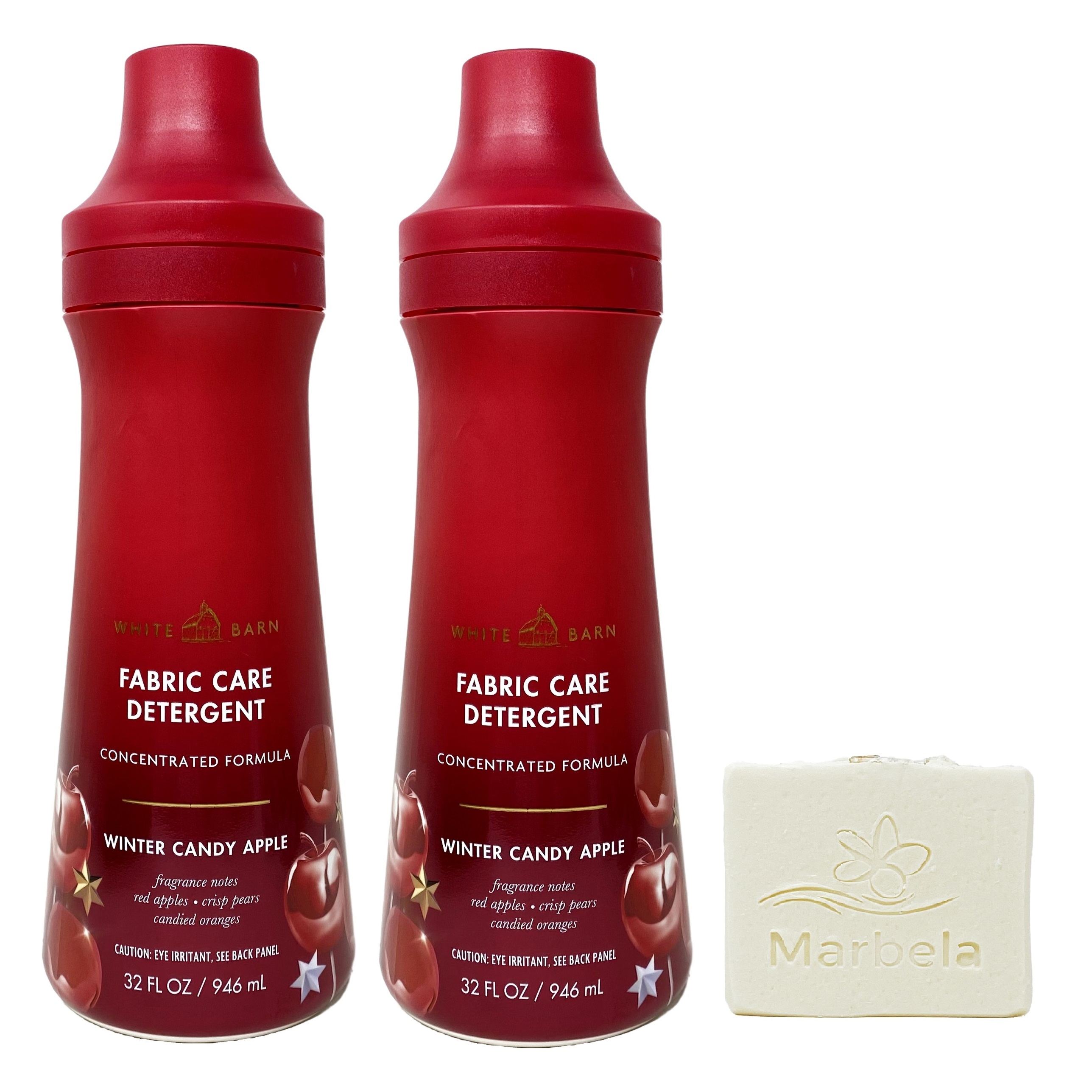 Bath & Body Works Winter Candy Apple 2 Pack Fabric Care Detergent Gift ...