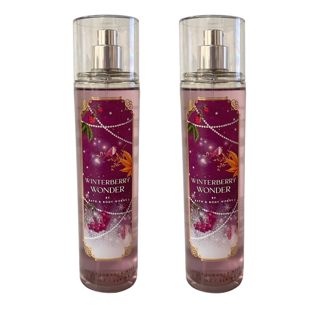 Bath & Body Works Winterberry Wonder Fine Fragrance Mist Set 8 fl oz ...