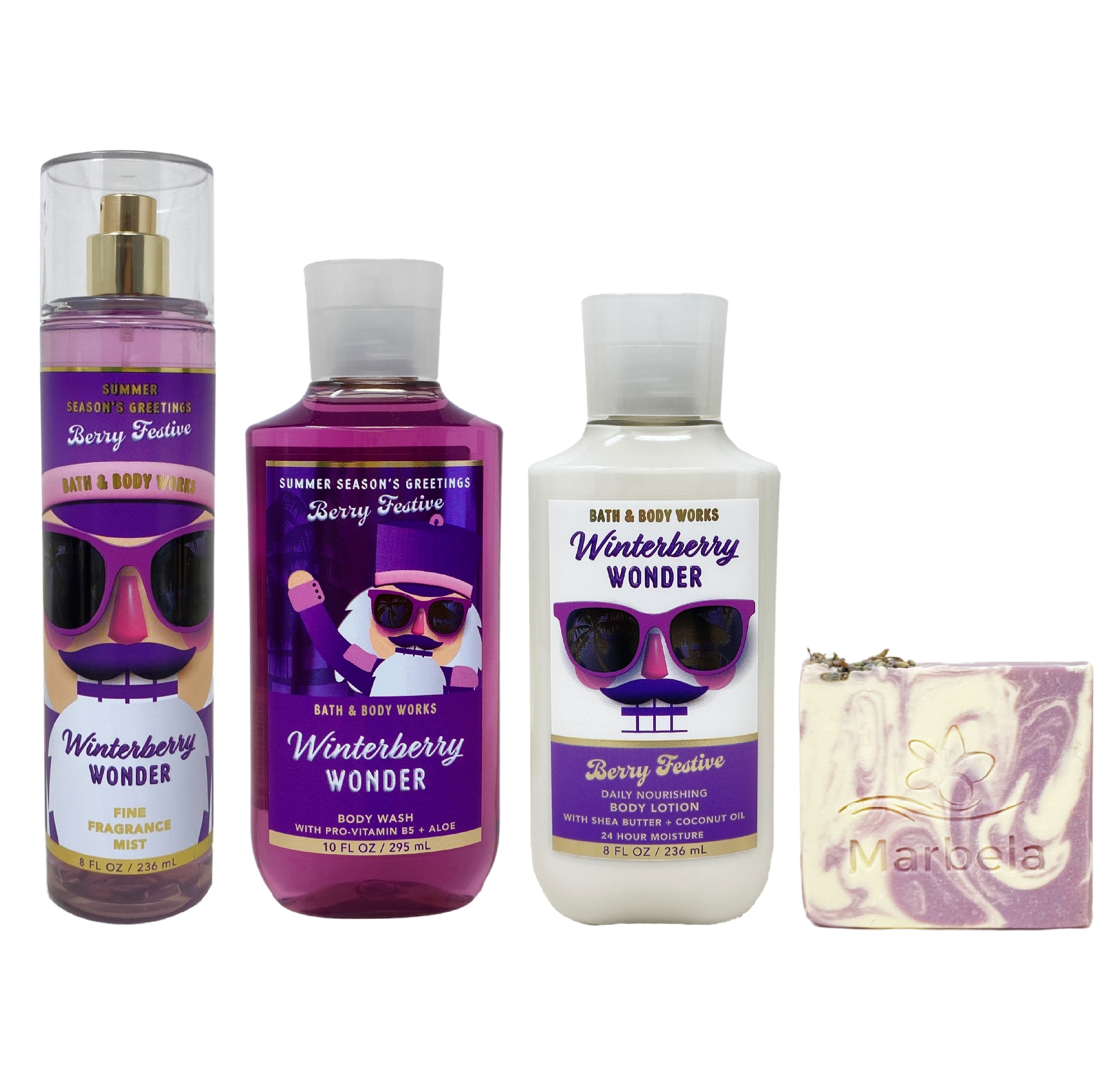 Bath & Body Works Winterberry Wonder Trio Gift Set - Fragrance Mist ...