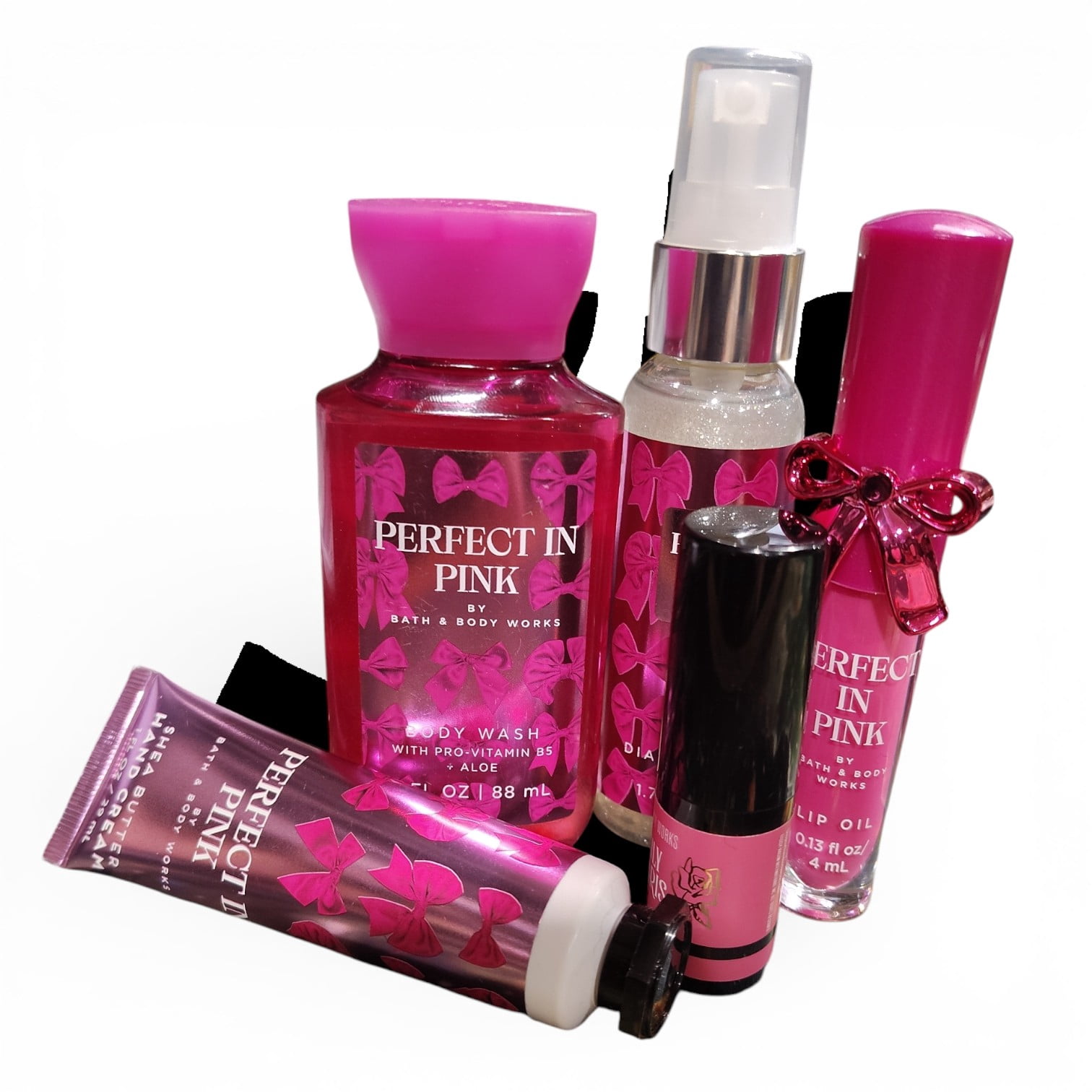 Bath & Body Works Womens 6 Piece Travel Size Gift Set Perfect in Pink ...