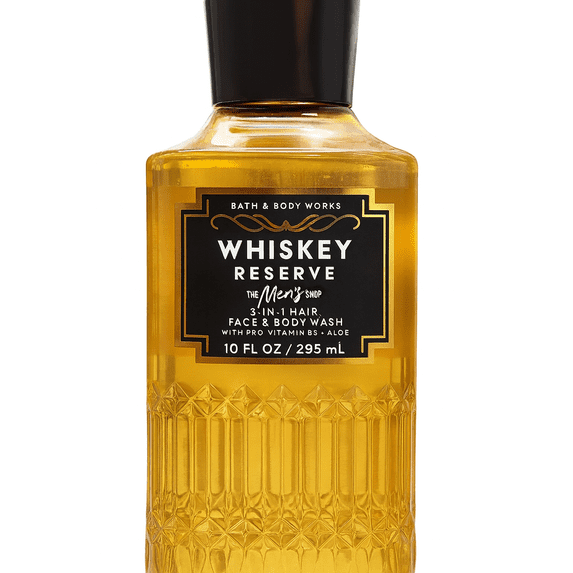 Bath & Body Works the Men's Shop Whiskey Reserve 3-IN-1 Hair Face Body ...