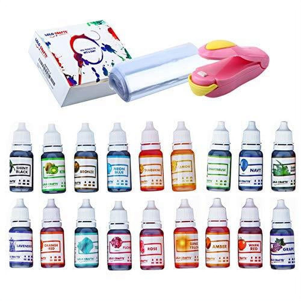 Bath Bomb Kit Colorants Bags - 18 Pack Colors Soap Dye Colorant, 30 ...