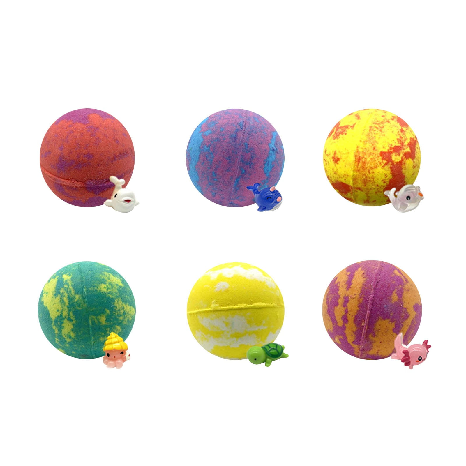 Bath Bombs For Kids With Toys Inside Set Marine Life Toys Handmade ...